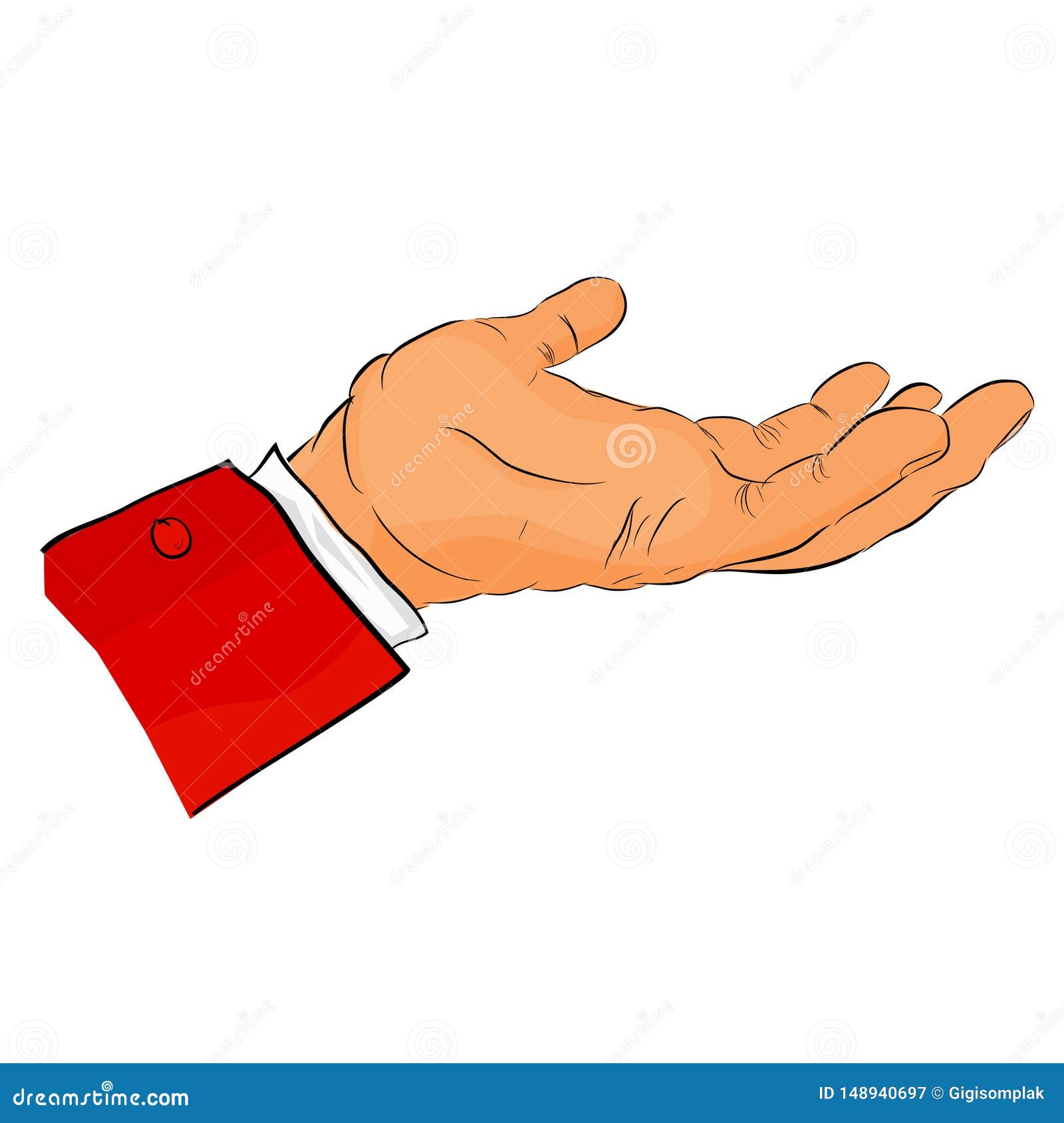 Hand Draw Sketch Gesture Hand Holding, Picking / Take or Receive ...