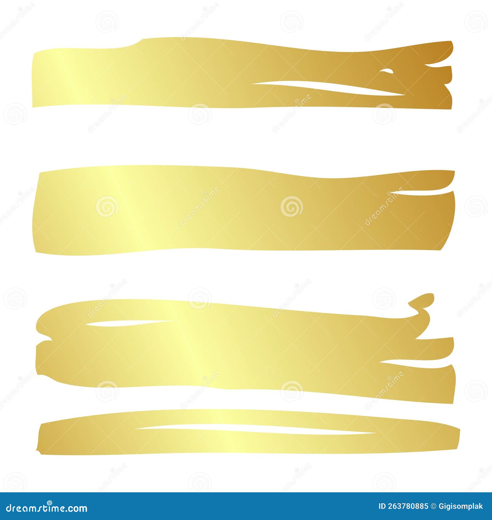 Simple Hand Draw Vector Sketch Gold or Golden Square Frame Scribble ...