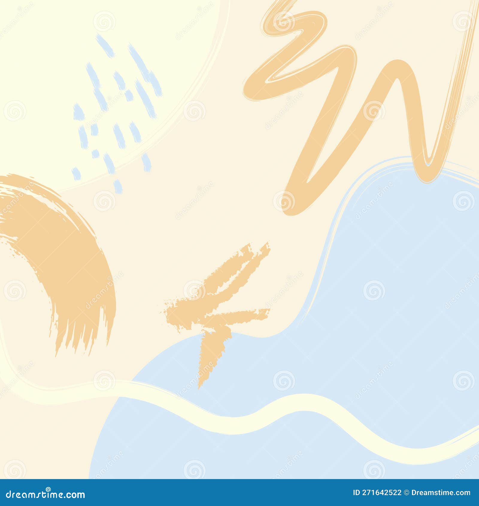 Simple Hand Drawn Background. Stock Vector - Illustration of collection ...