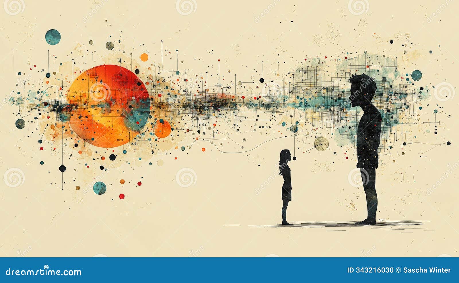 A Simple, Hand-drawn Diagram Illustrating the Communication Process ...