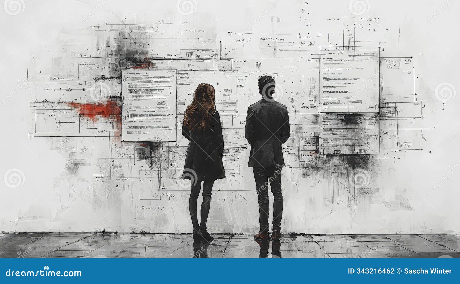 A Simple, Hand-drawn Diagram Illustrating the Communication Process ...