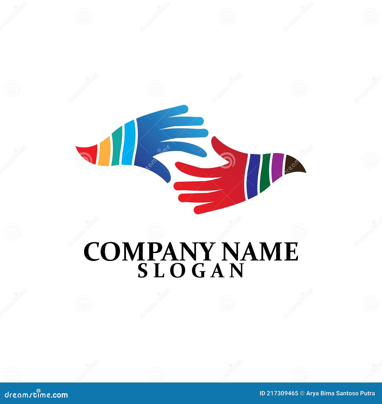 Simple hand icon logo stock illustration. Illustration of people ...