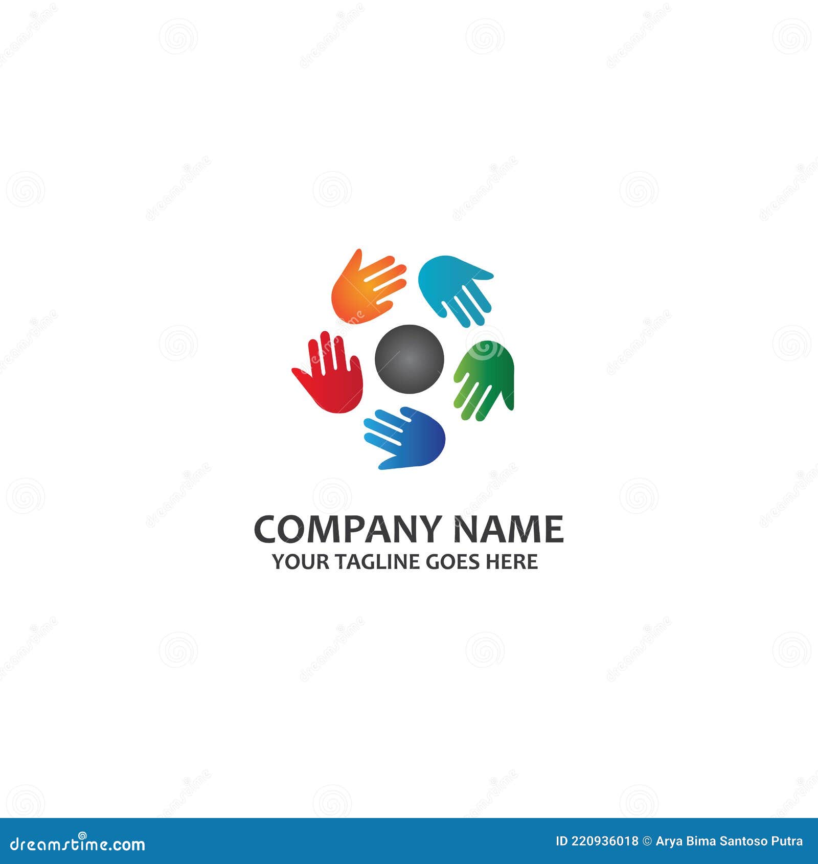 Simple Hand Icon Vector Logo Stock Vector - Illustration of pinch ...