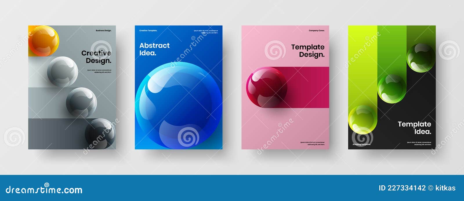 Simple Handbill A4 Vector Design Illustration Composition Stock Vector ...