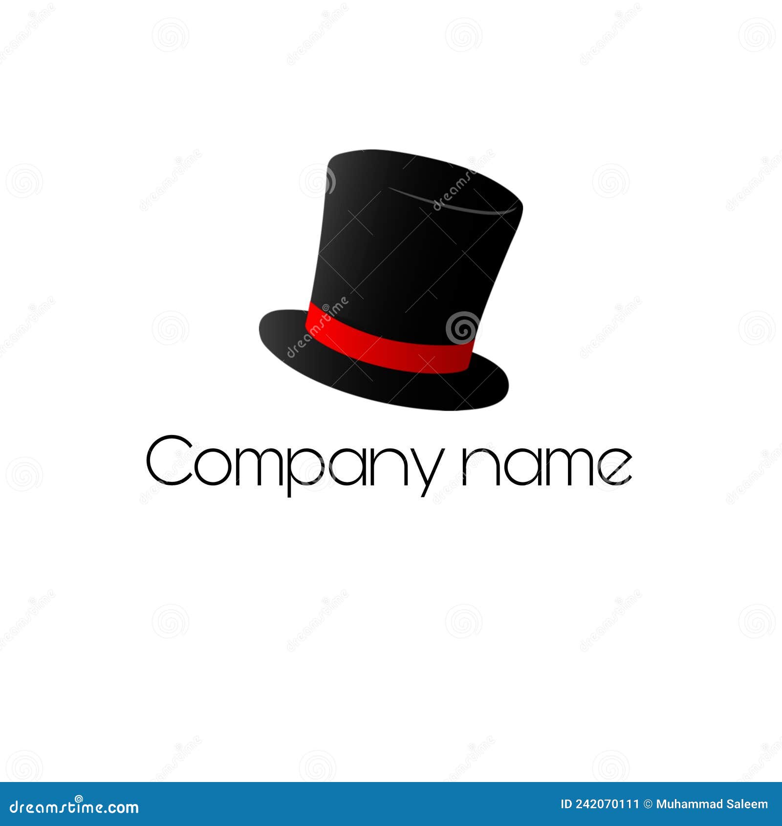 A Simple Hat for Logos and Icon Stock Illustration - Illustration of ...