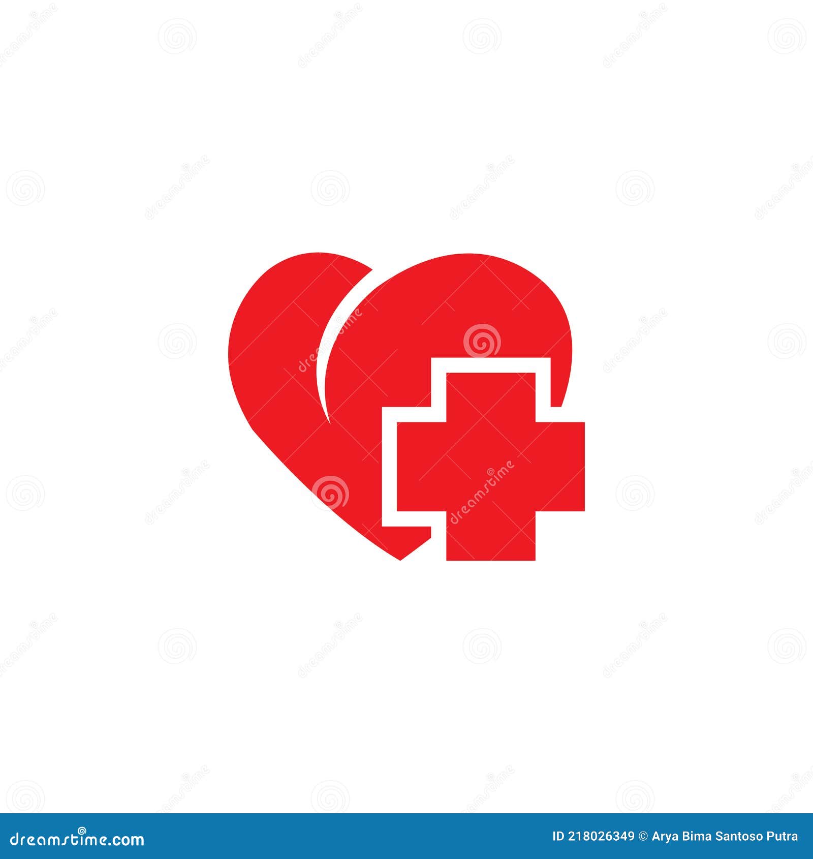Simple Health Icon Vector Logo Stock Illustration - Illustration of ...