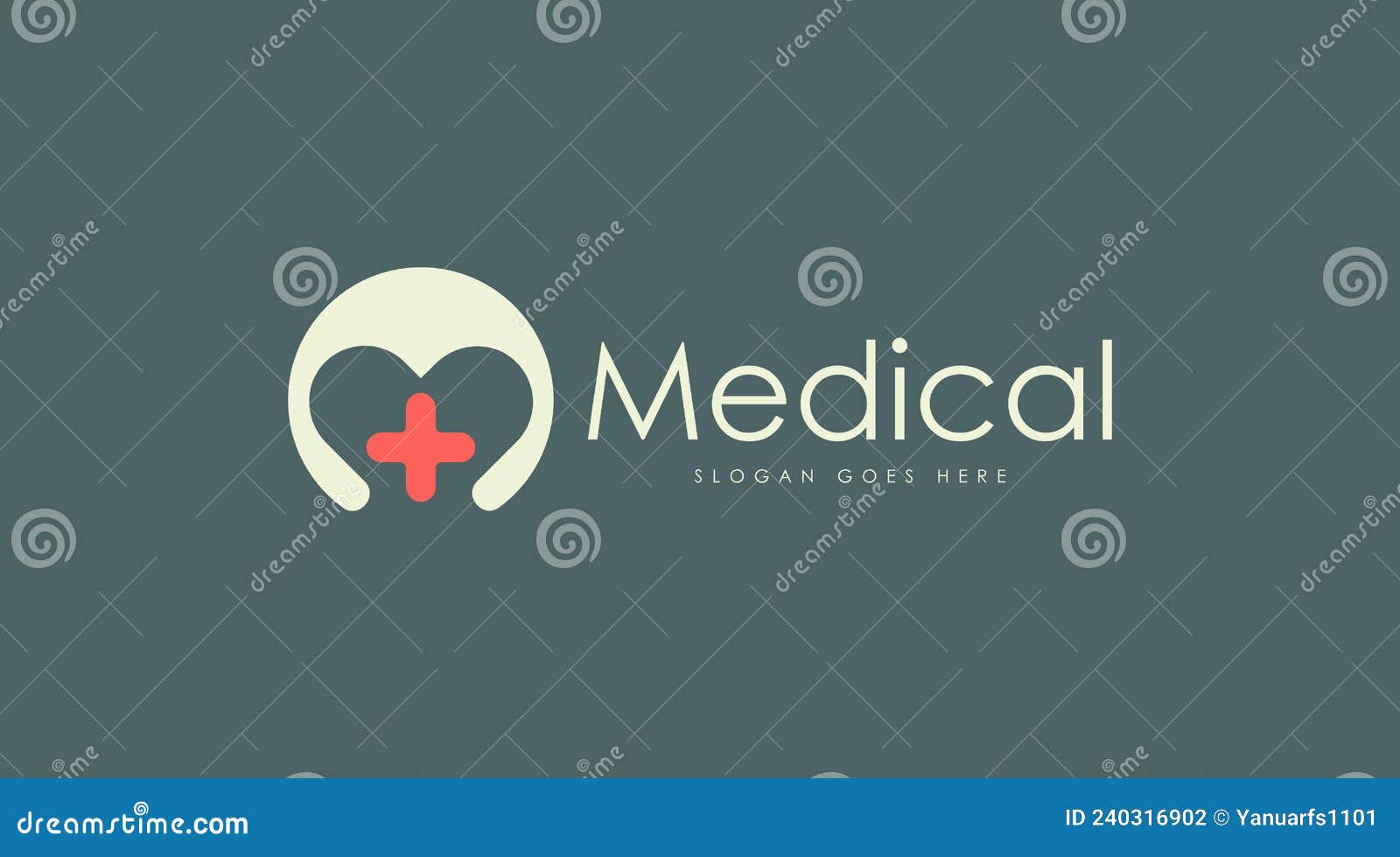 Simple Health Logo Template Vector Stock Illustration - Illustration of ...