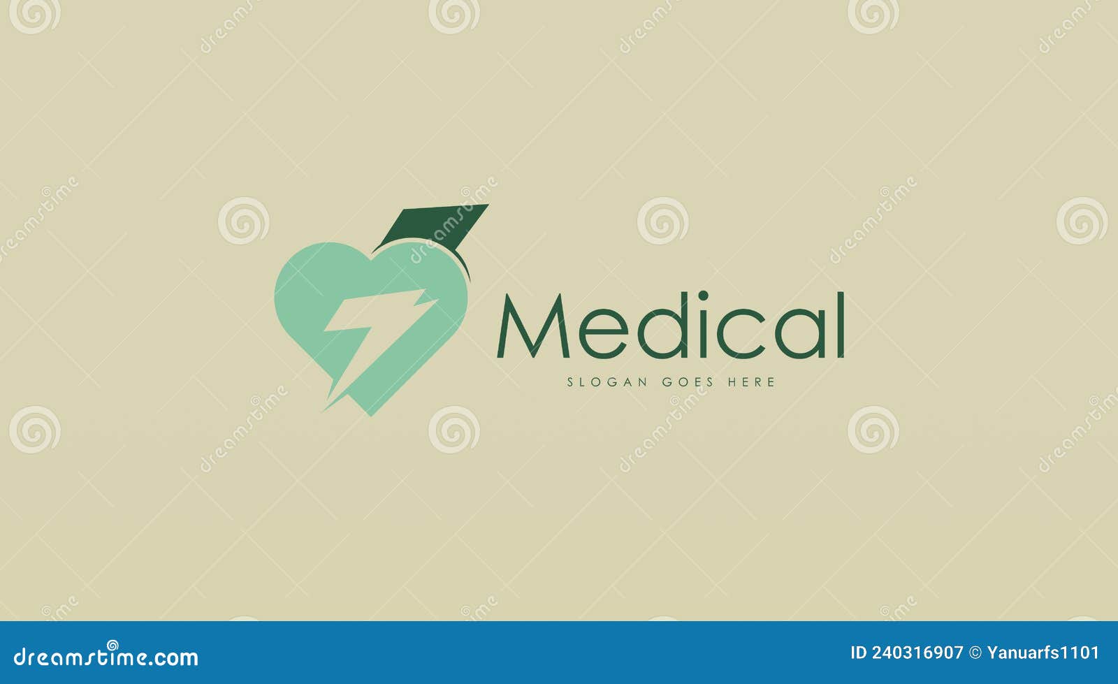 Simple Health Logo Template Vector Stock Illustration - Illustration of ...