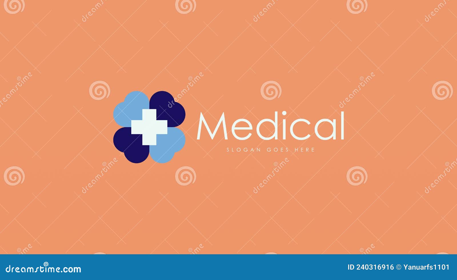 Simple Health Logo Template Vector Stock Illustration - Illustration of ...