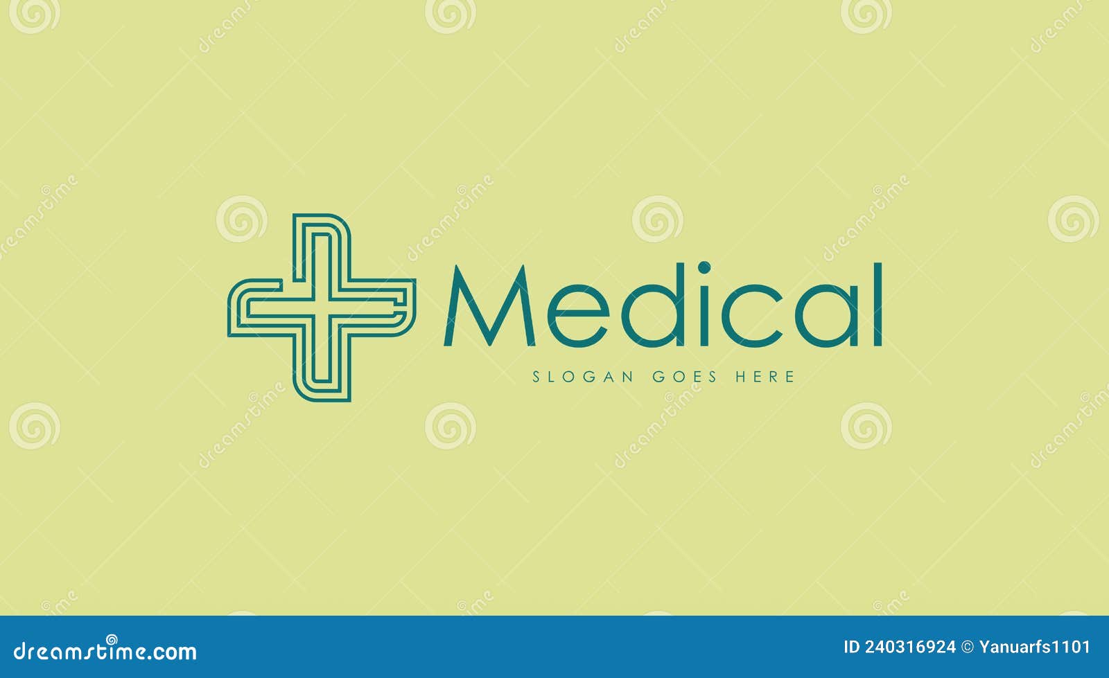 Simple Health Logo Template Vector Stock Illustration - Illustration of ...