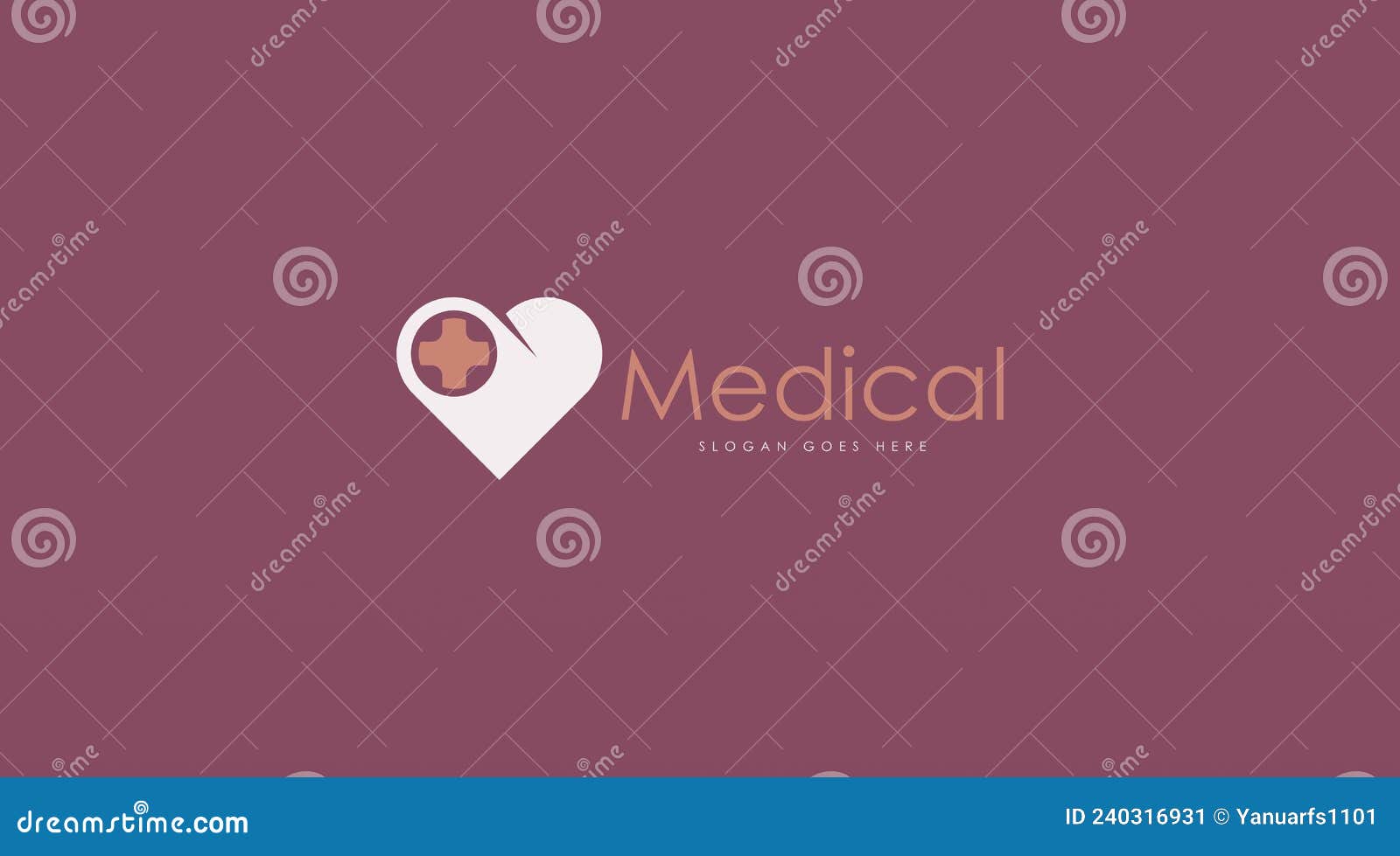 Simple Health Logo Template Vector Stock Illustration - Illustration of ...