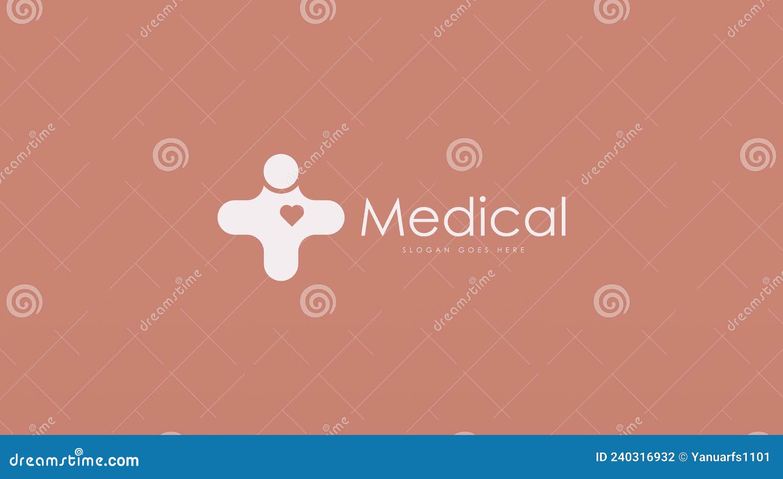 Simple Health Logo Template Vector Stock Illustration - Illustration of ...