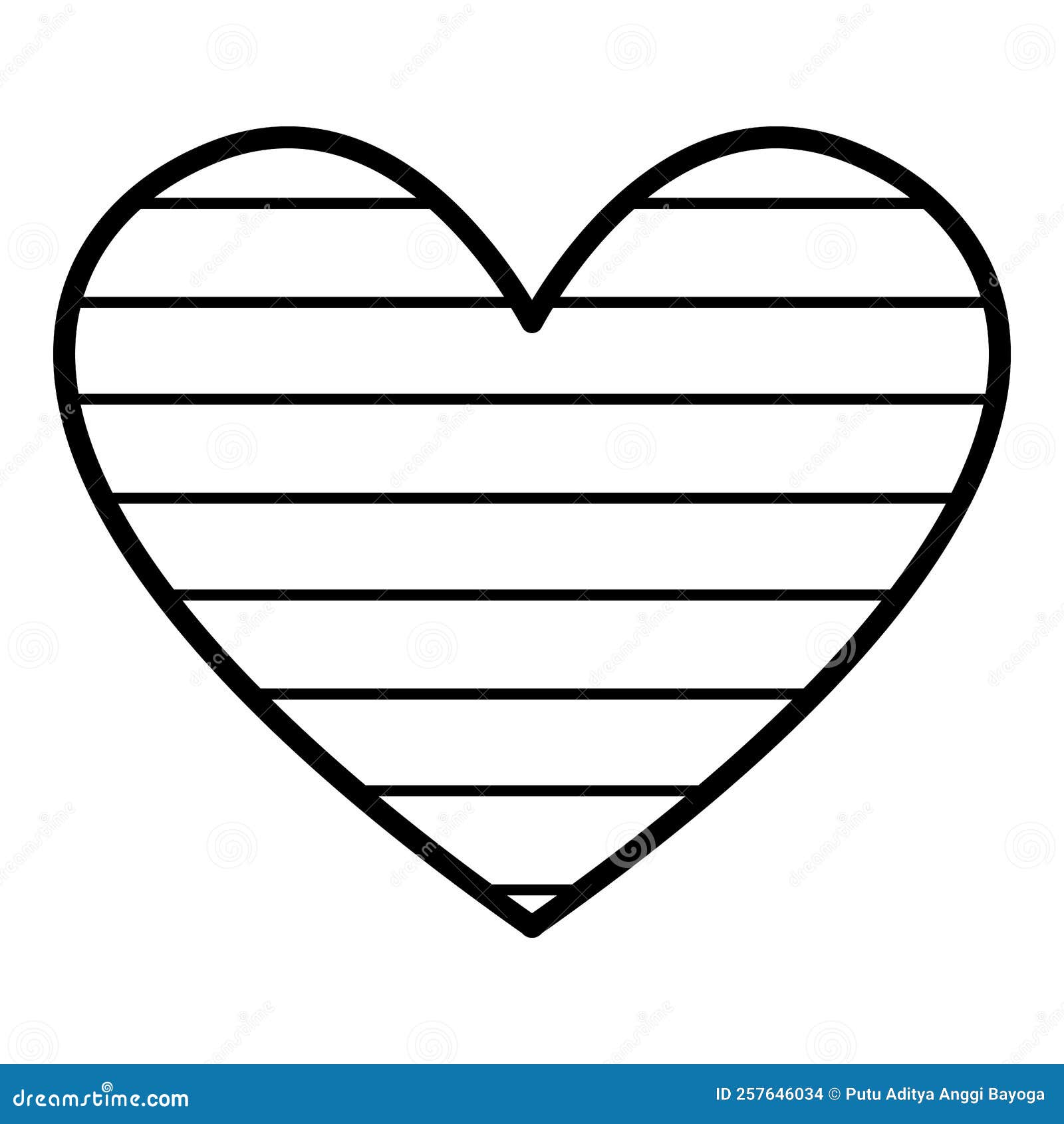 Simple heart icon stock illustration. Illustration of cartoon - 257646034