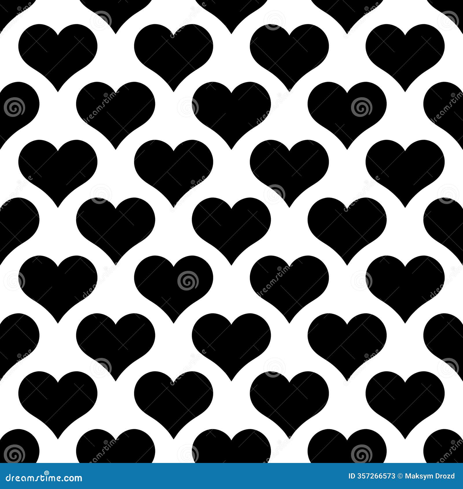 Simple Red Heart Sharp Vector Seamless Pattern And Pink Color Card ...