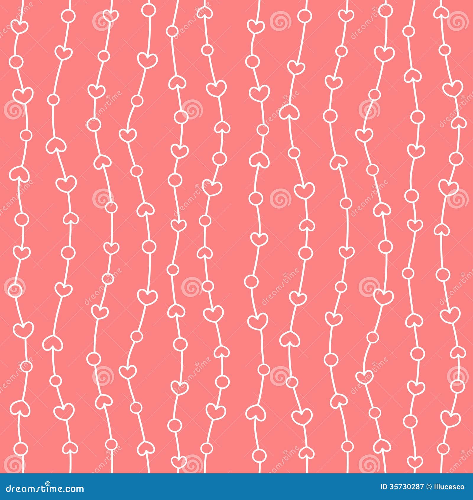 Simple Heart Seamless Pattern Stock Vector - Illustration of ...