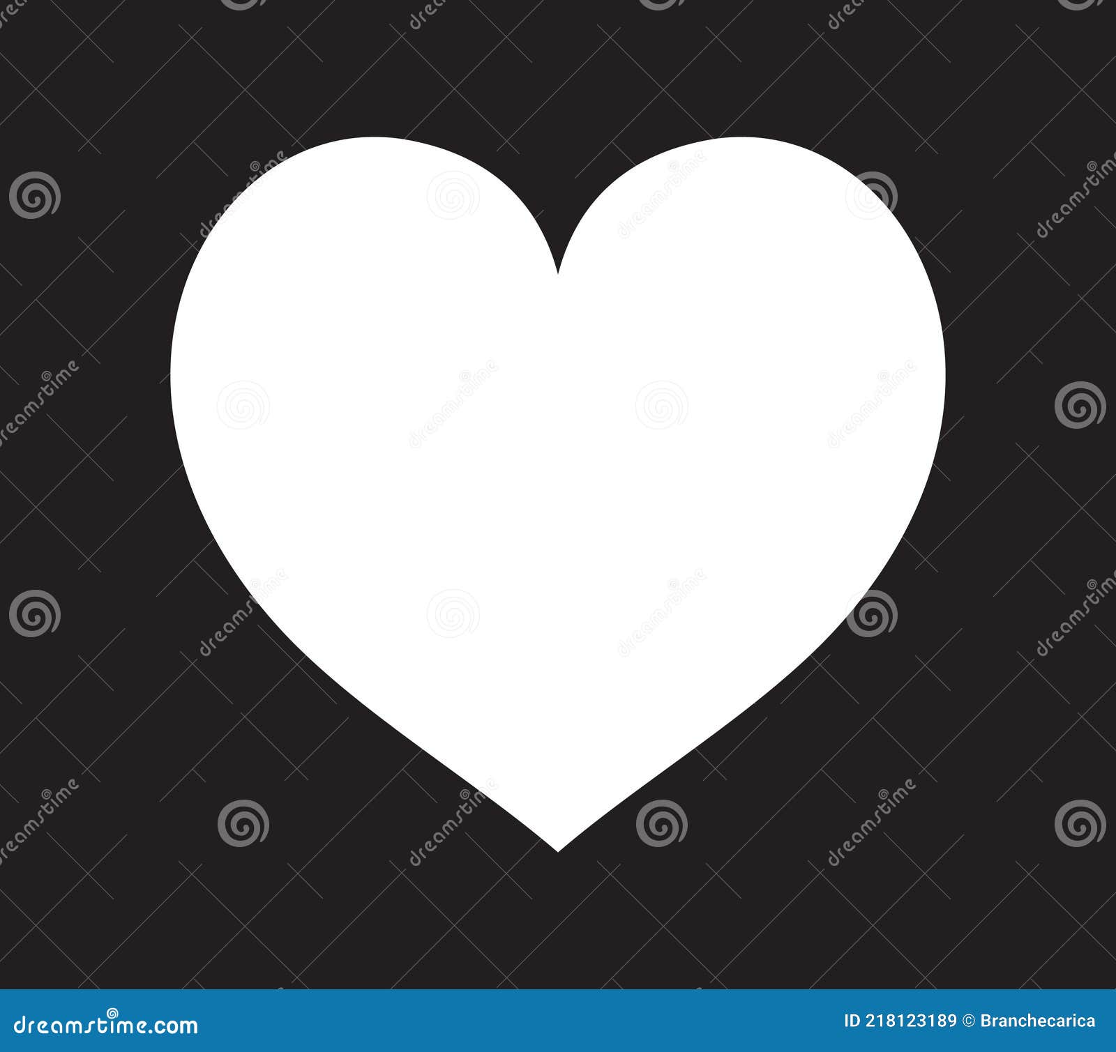 Simple Heart Silhouette Icon Stock Vector - Illustration of sign, love ...