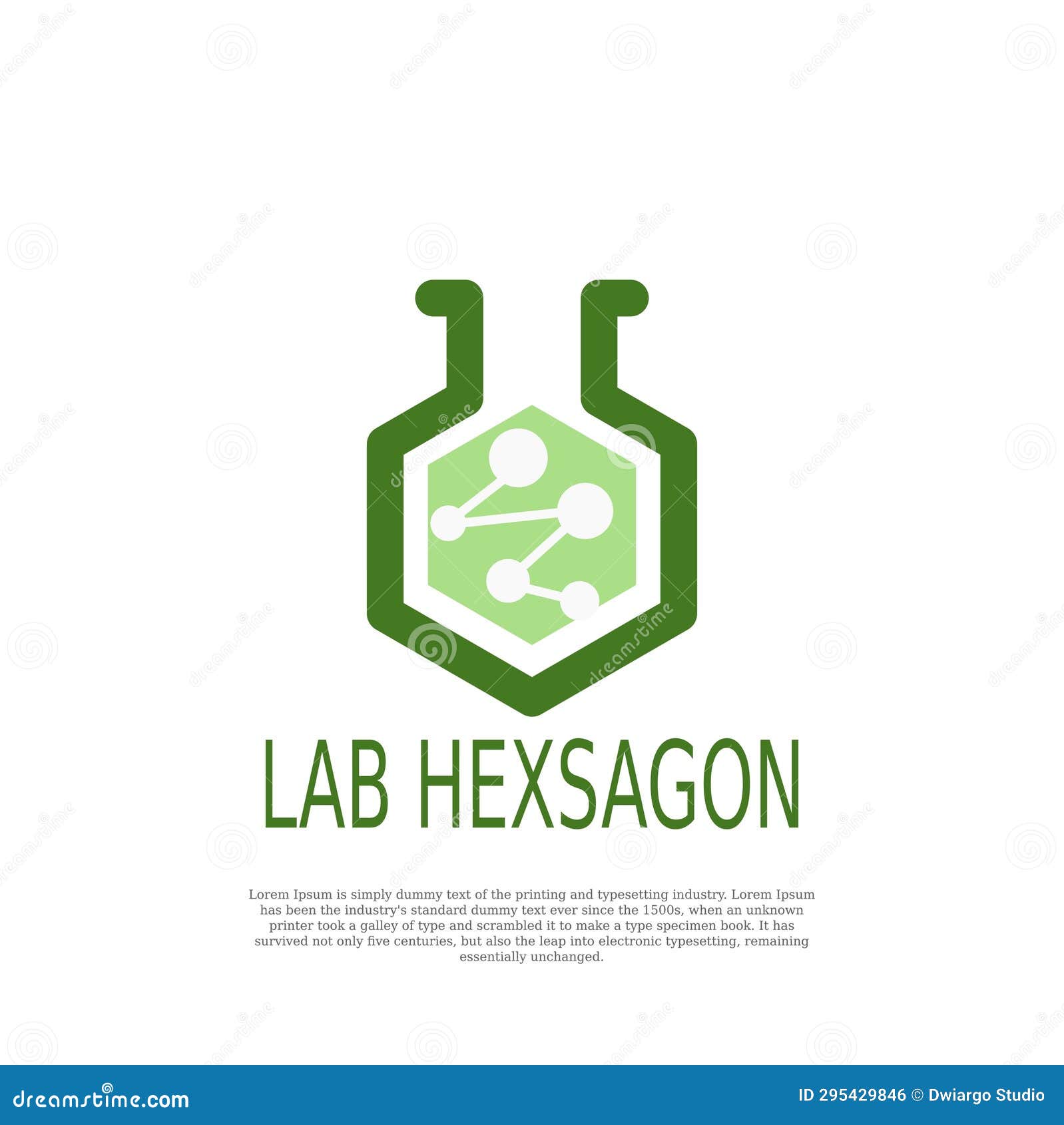 Simple Hexagon Lab Logo Design Template Stock Vector - Illustration of rocket, computer: 295429846