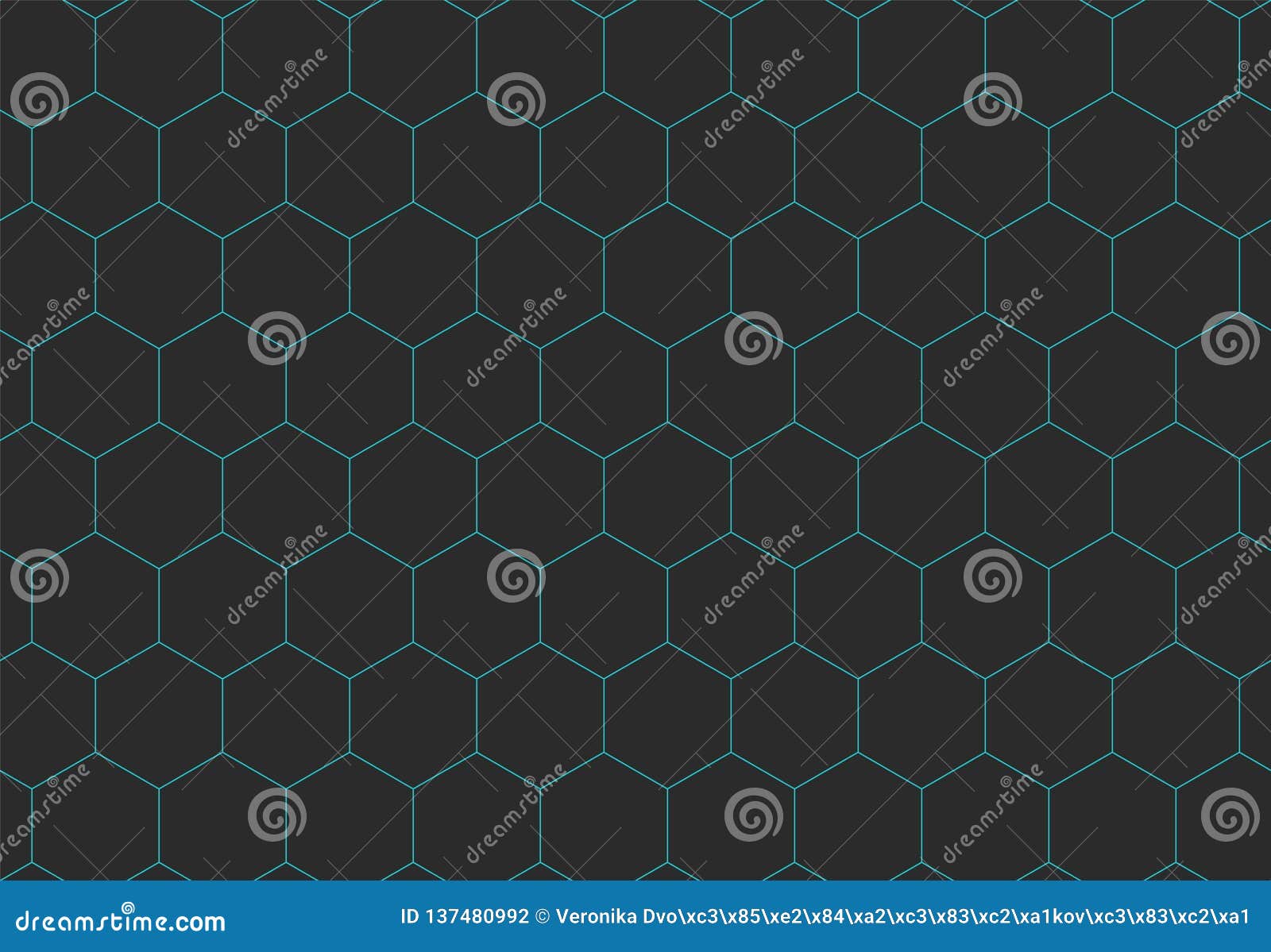 Simple Hexagonal Background. Created As Simplification for Further Work ...