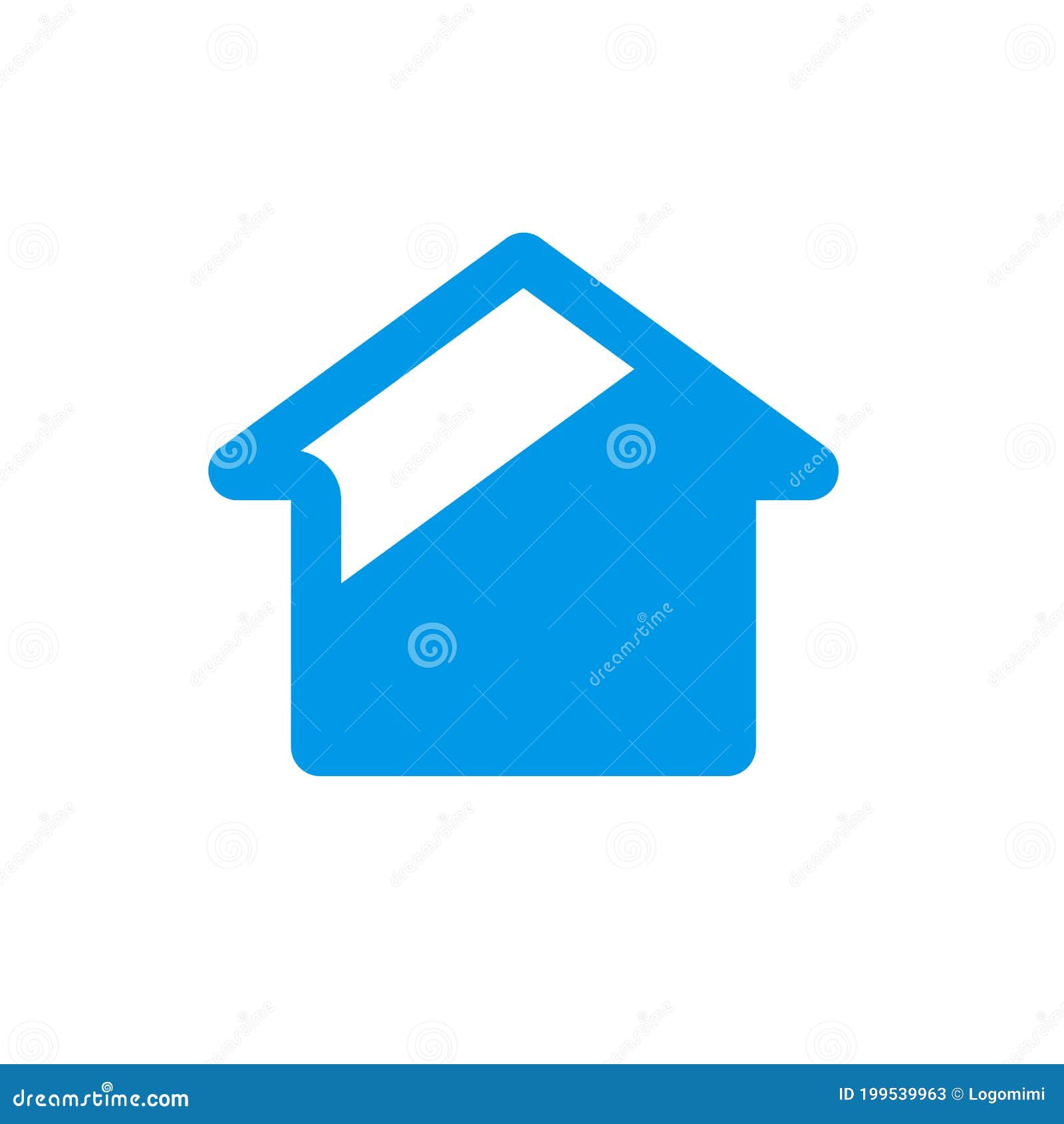 Simple Home Logo Icon Design Template, Vector Illustration Stock Vector ...