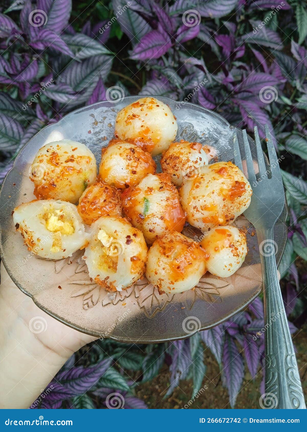 Simple Home Made Snacks that Taste Delicious Stock Photo - Image of ...