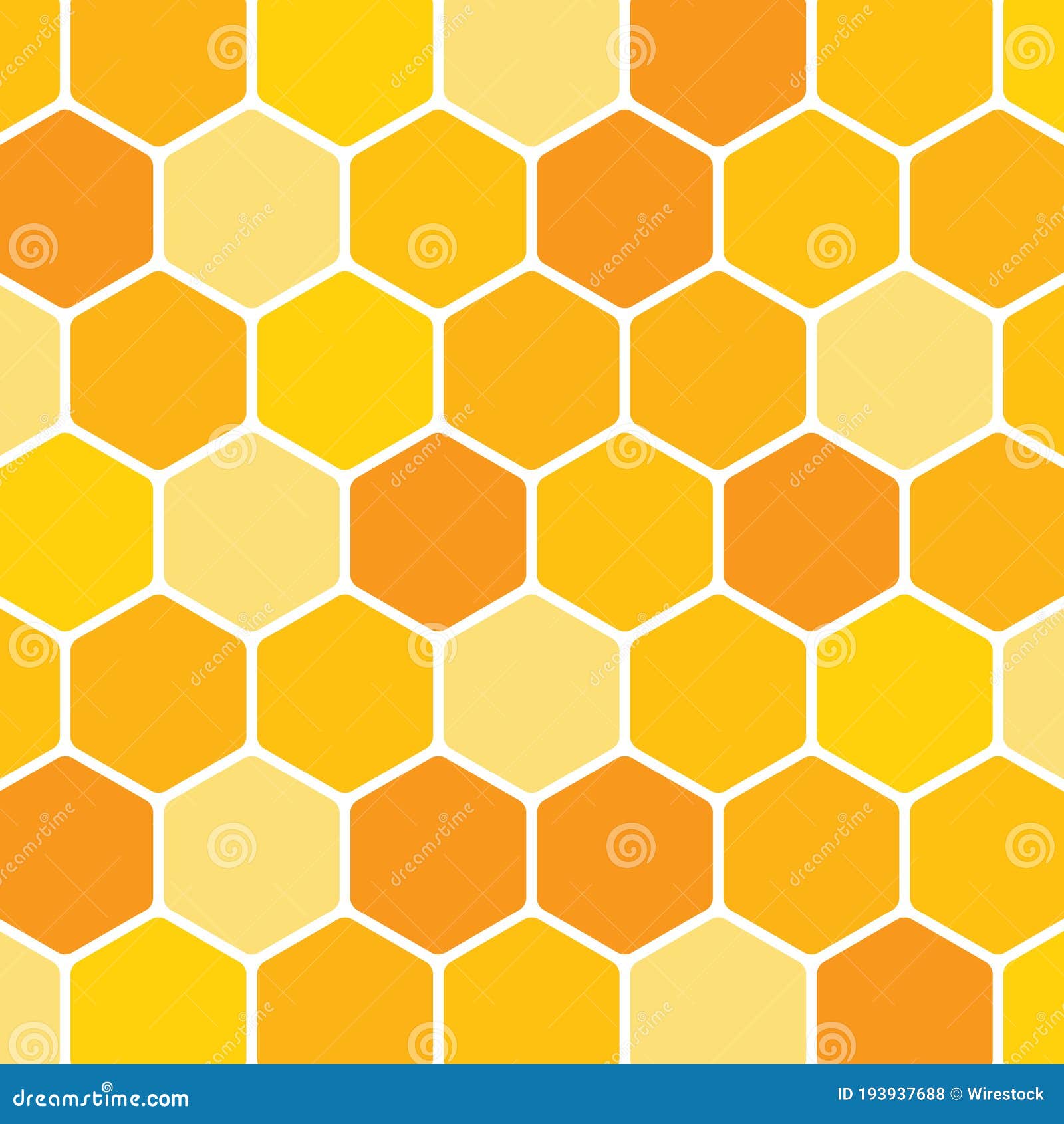 Simple Honeycomb Pattern. Cartoon Vector | CartoonDealer.com #85172883