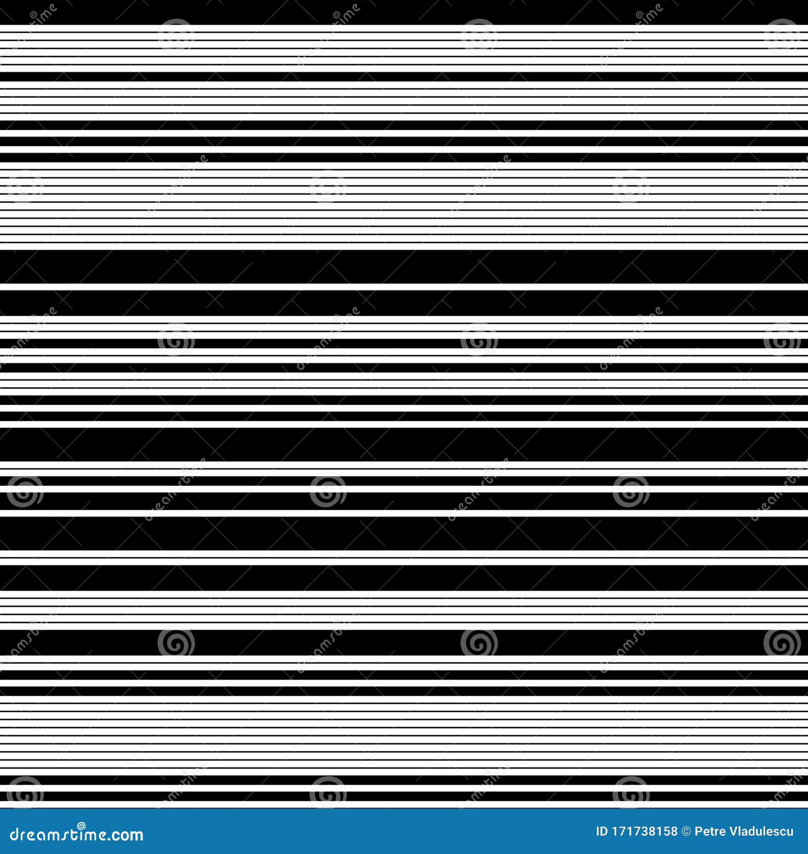 Simple Horizontal Black Lines, Modern Stylish Image. Stock Vector ...