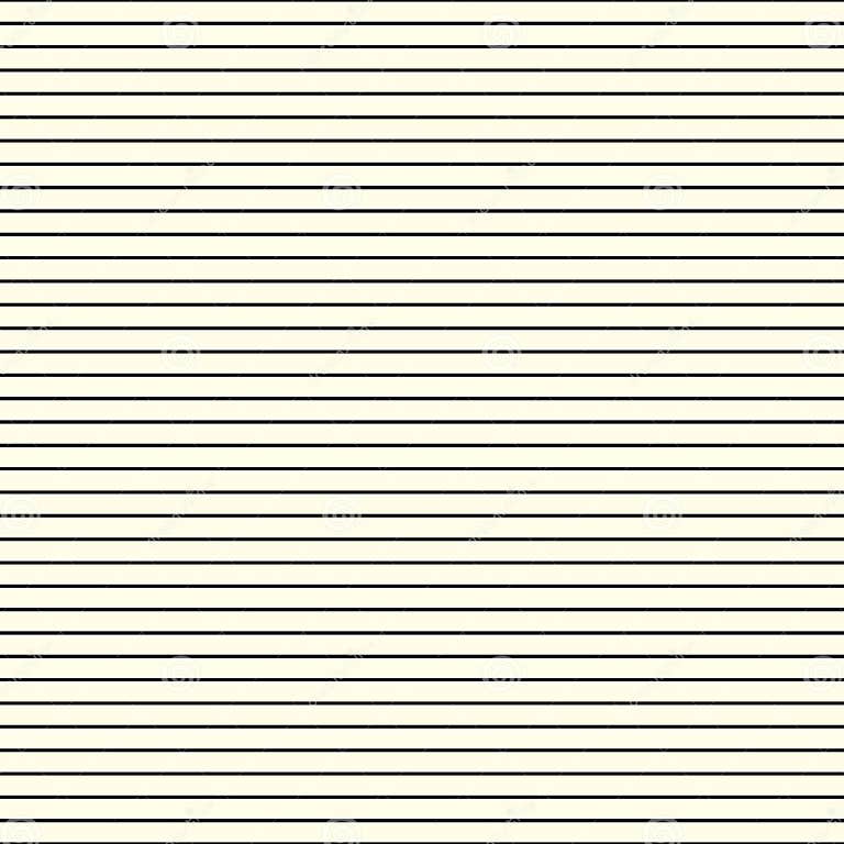 Simple Horizontal Repeating Lines. Vector Thin Stripes, Pattern Overlay ...