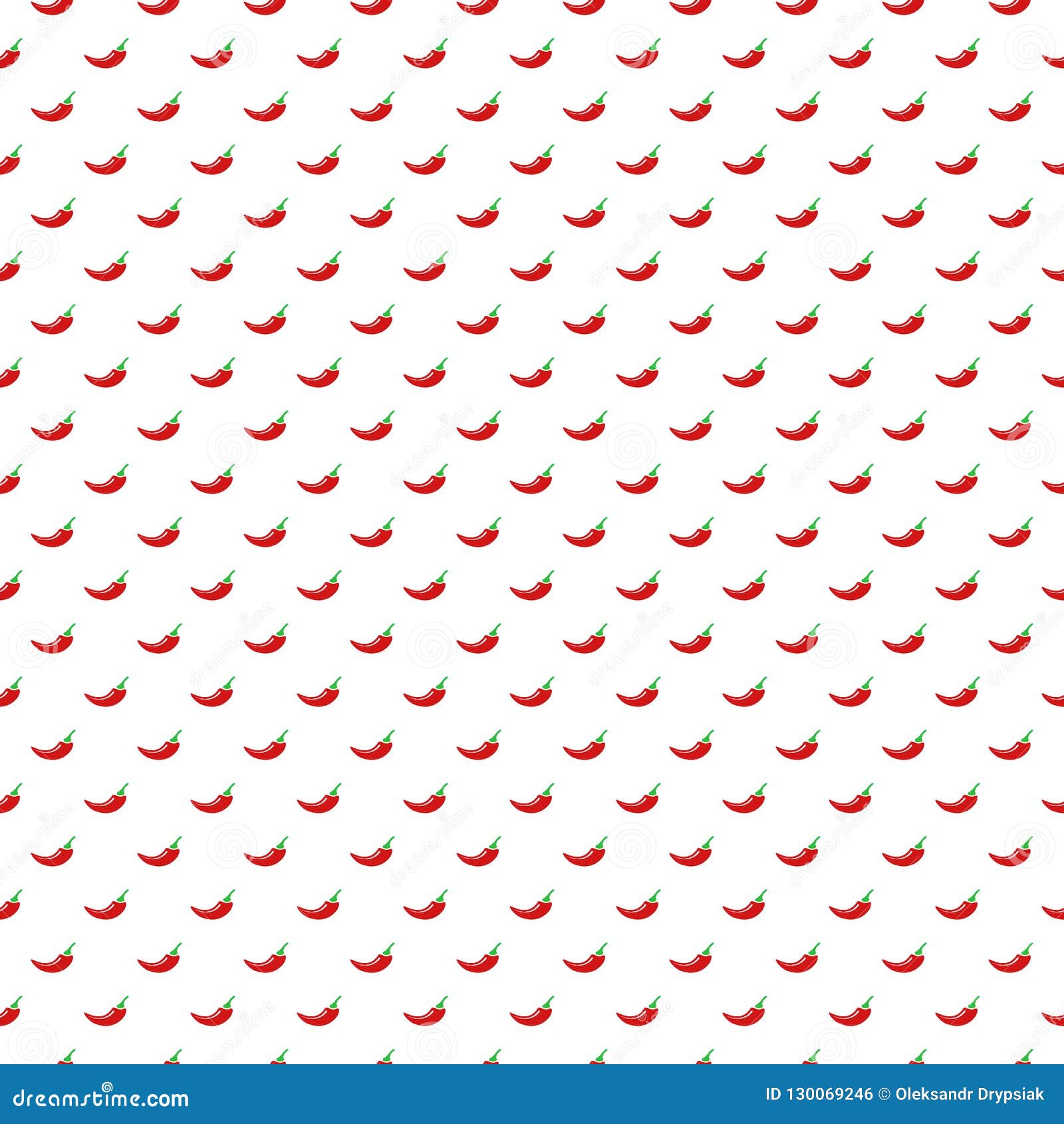 Simple Hot Chilli Pepper Pattern with Various Icons and Symbols on ...