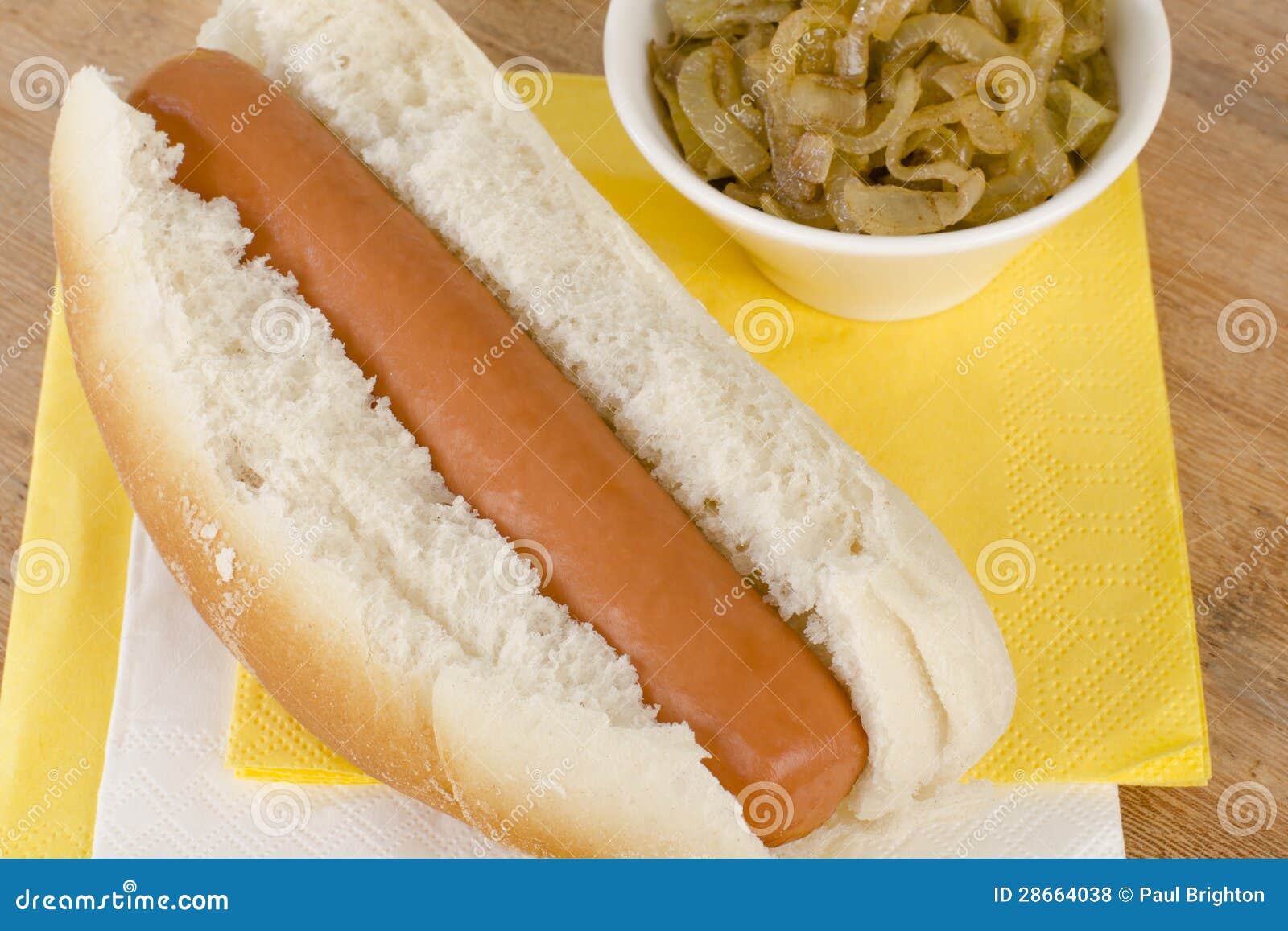Simple Hot Dog stock photo. Image of bread, lunch, party - 28664038