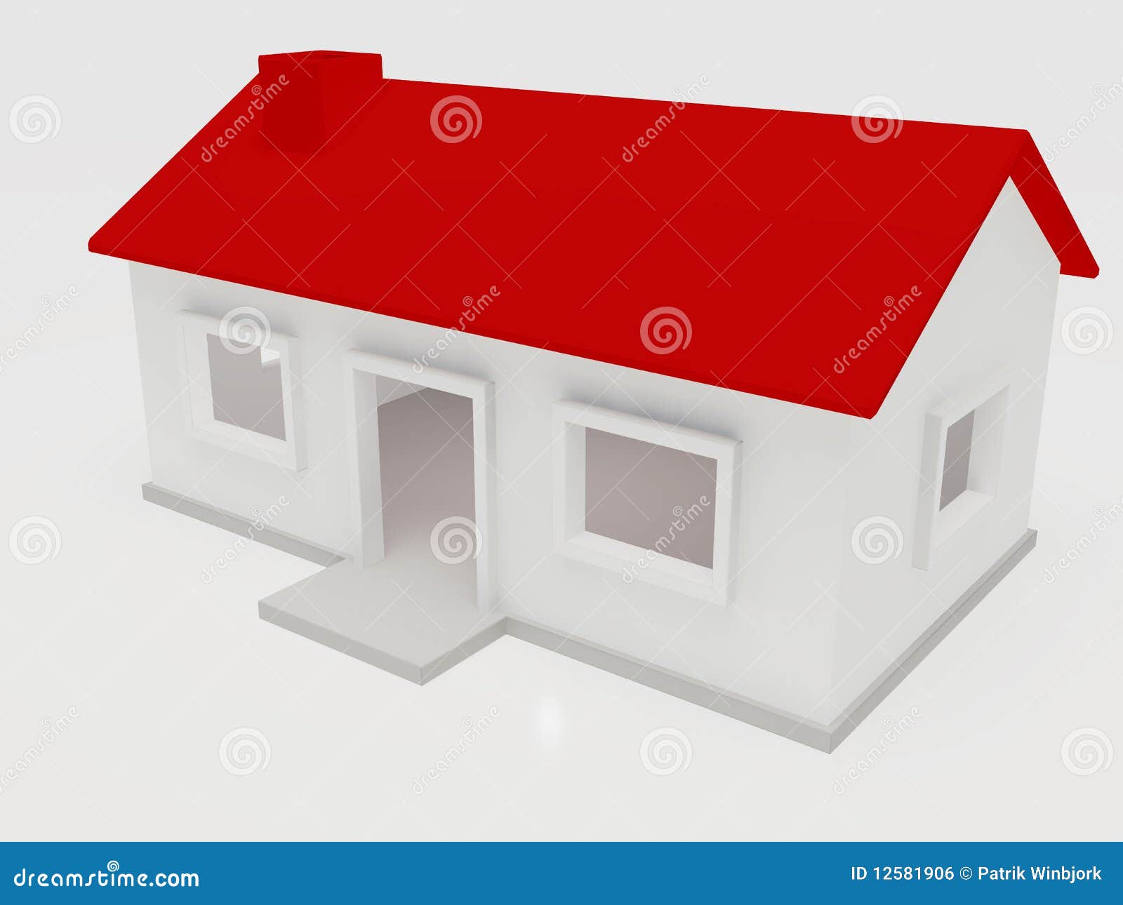 Simple House stock illustration. Illustration of house - 12581906