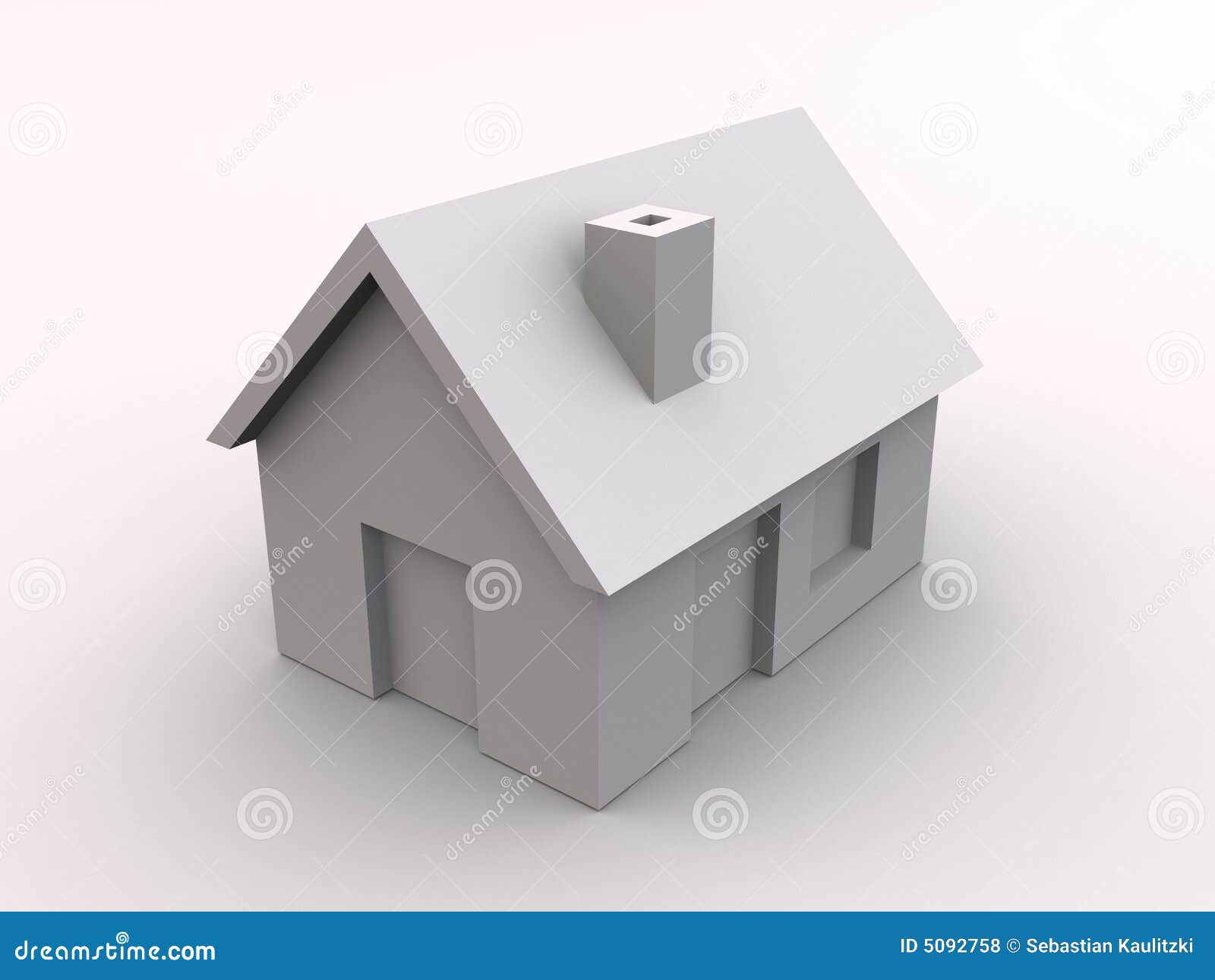 Simple house stock illustration. Illustration of property - 5092758