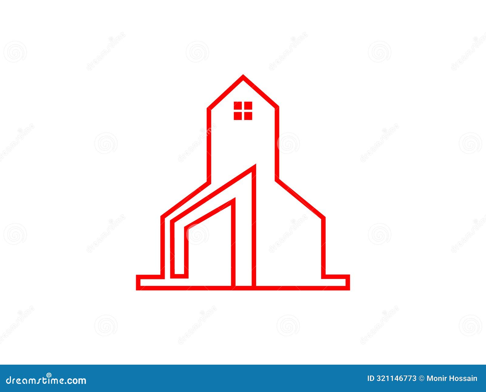 Simple house logo stock vector. Illustration of designer - 321146773