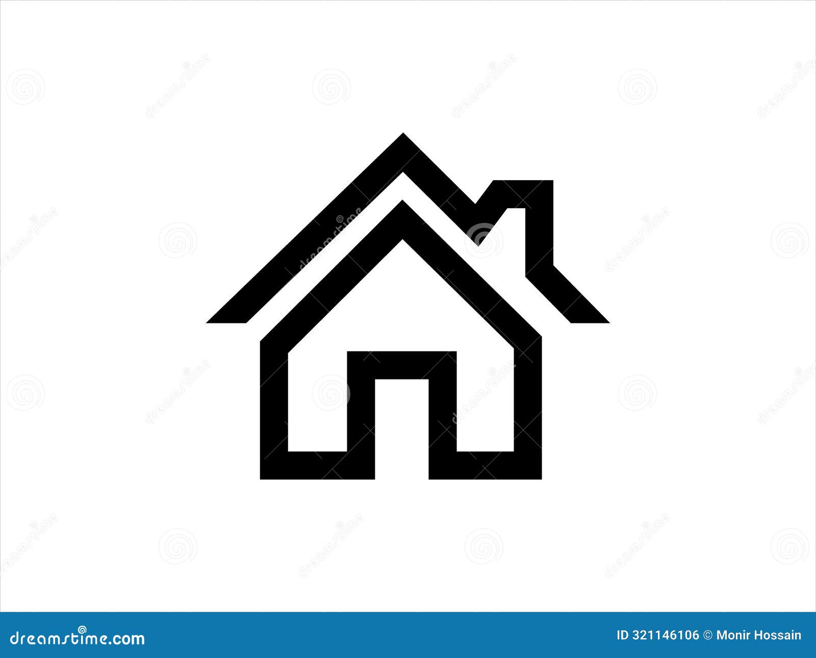 Simple house logo stock vector. Illustration of minimalist - 321146106