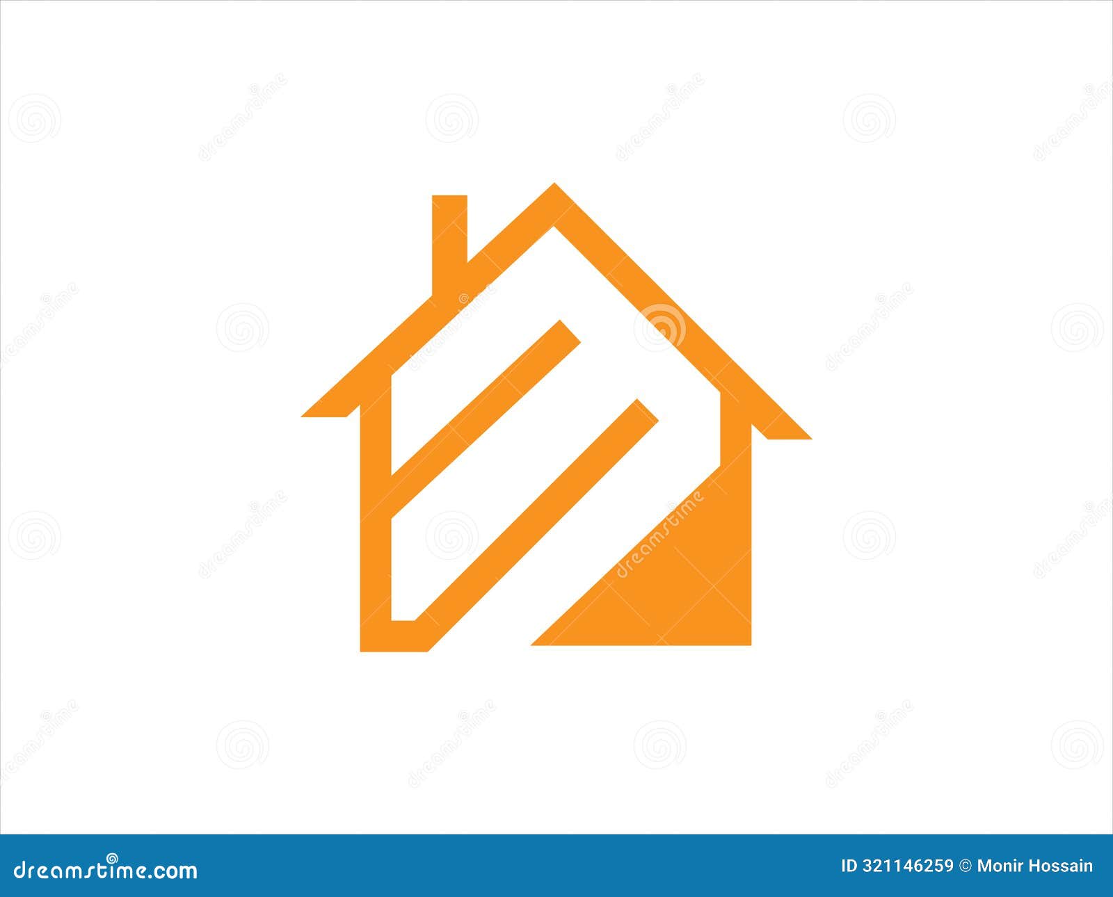 Simple house logo stock vector. Illustration of inspiration - 321146259