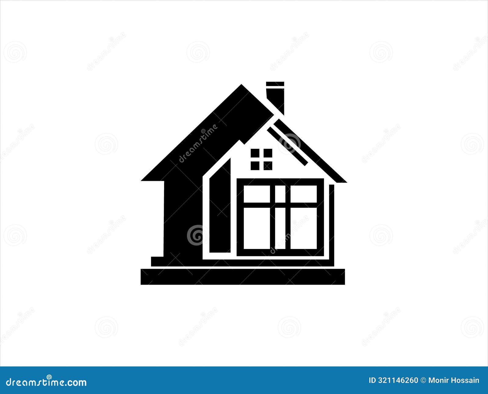 Simple house logo stock vector. Illustration of branding - 321146260