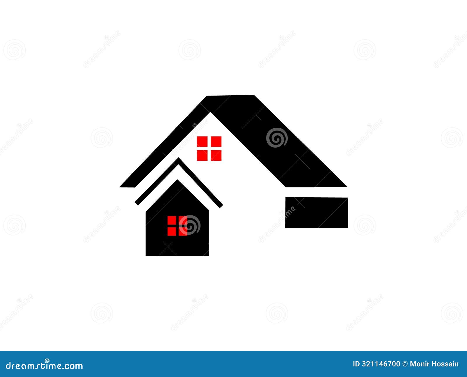 Simple house logo stock vector. Illustration of comfortable - 321146700