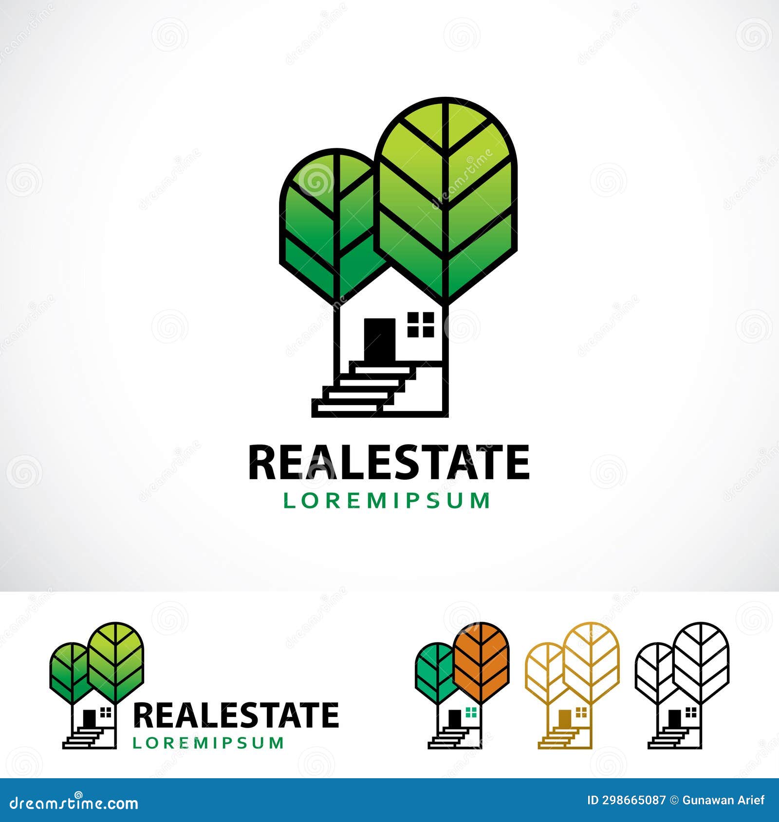 Simple House Logo Design Template Stock Illustration - Illustration of ...