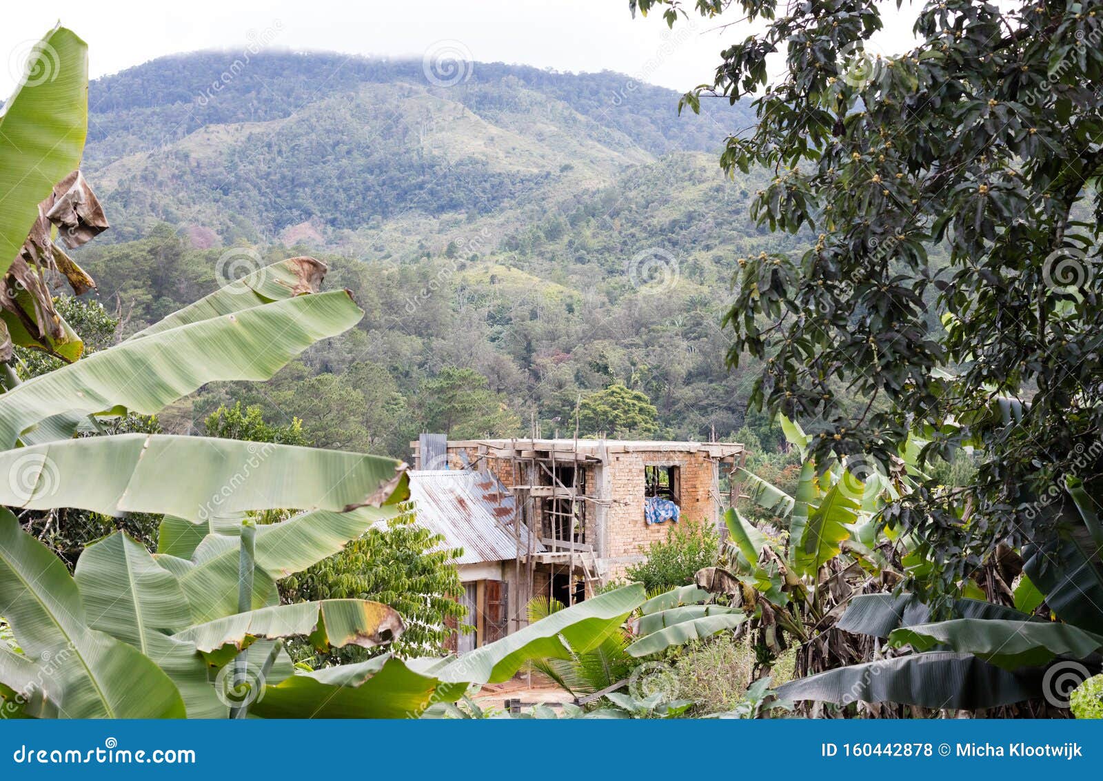 Simple house for the poor stock photo. Image of house - 160442878