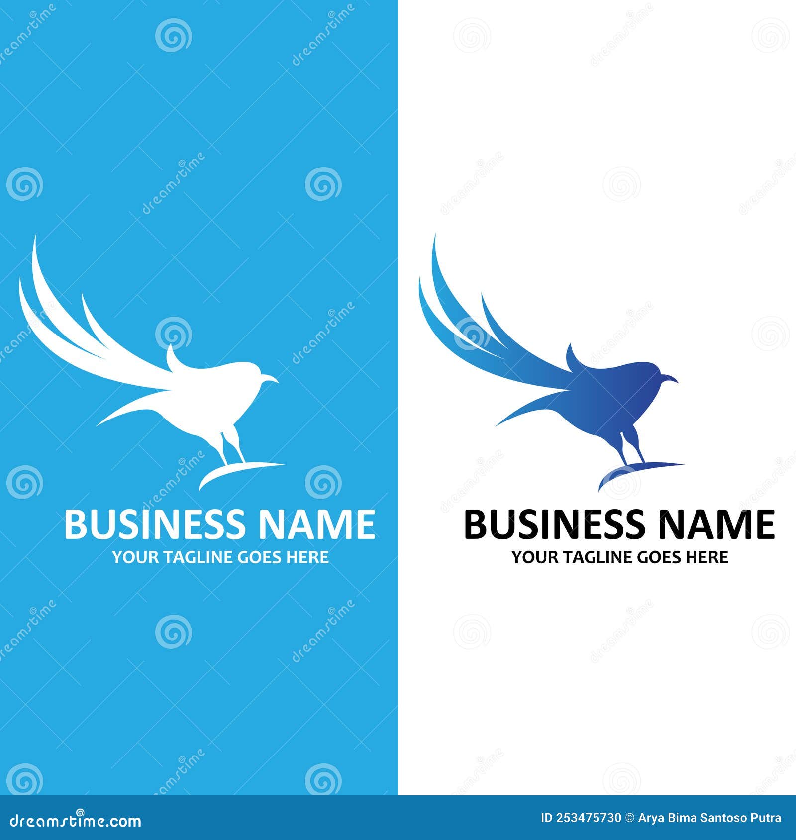 Simple Hummingbird Symbol Vector Logo Stock Vector - Illustration of ...