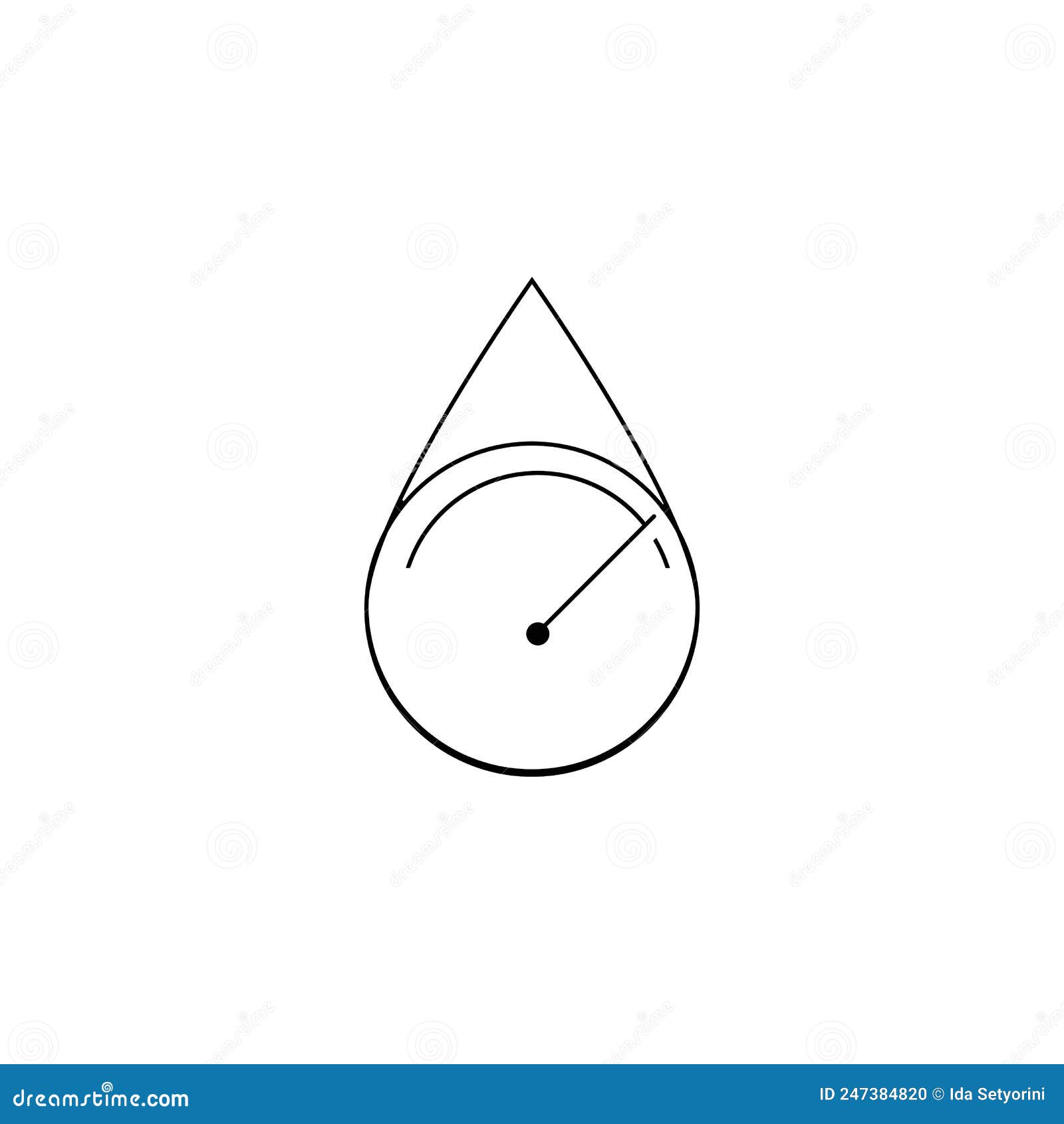 Simple Hydrometer Logo Design Royalty-Free Cartoon | CartoonDealer.com ...