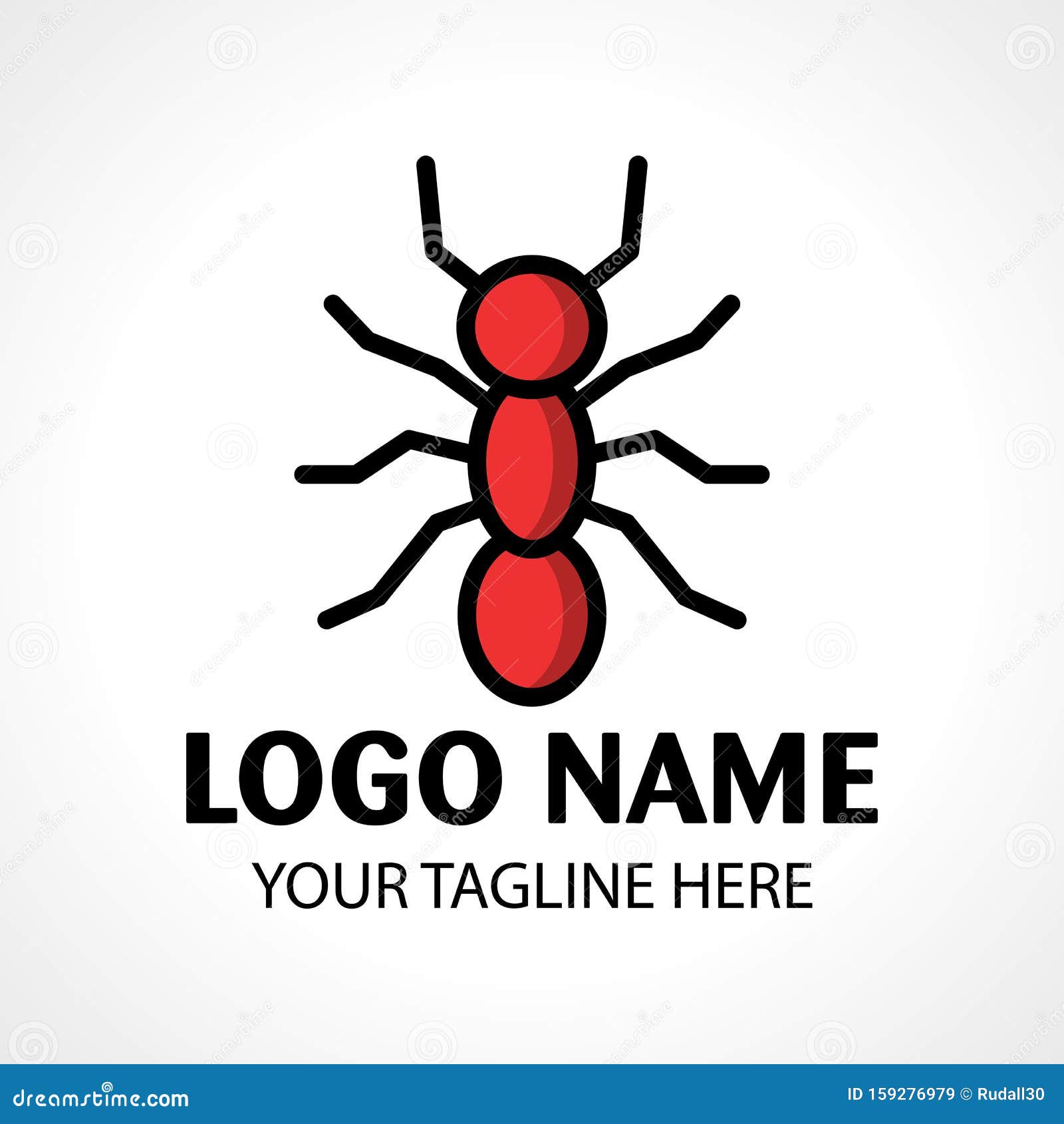 Simple icon of an ant stock vector. Illustration of symbol - 159276979