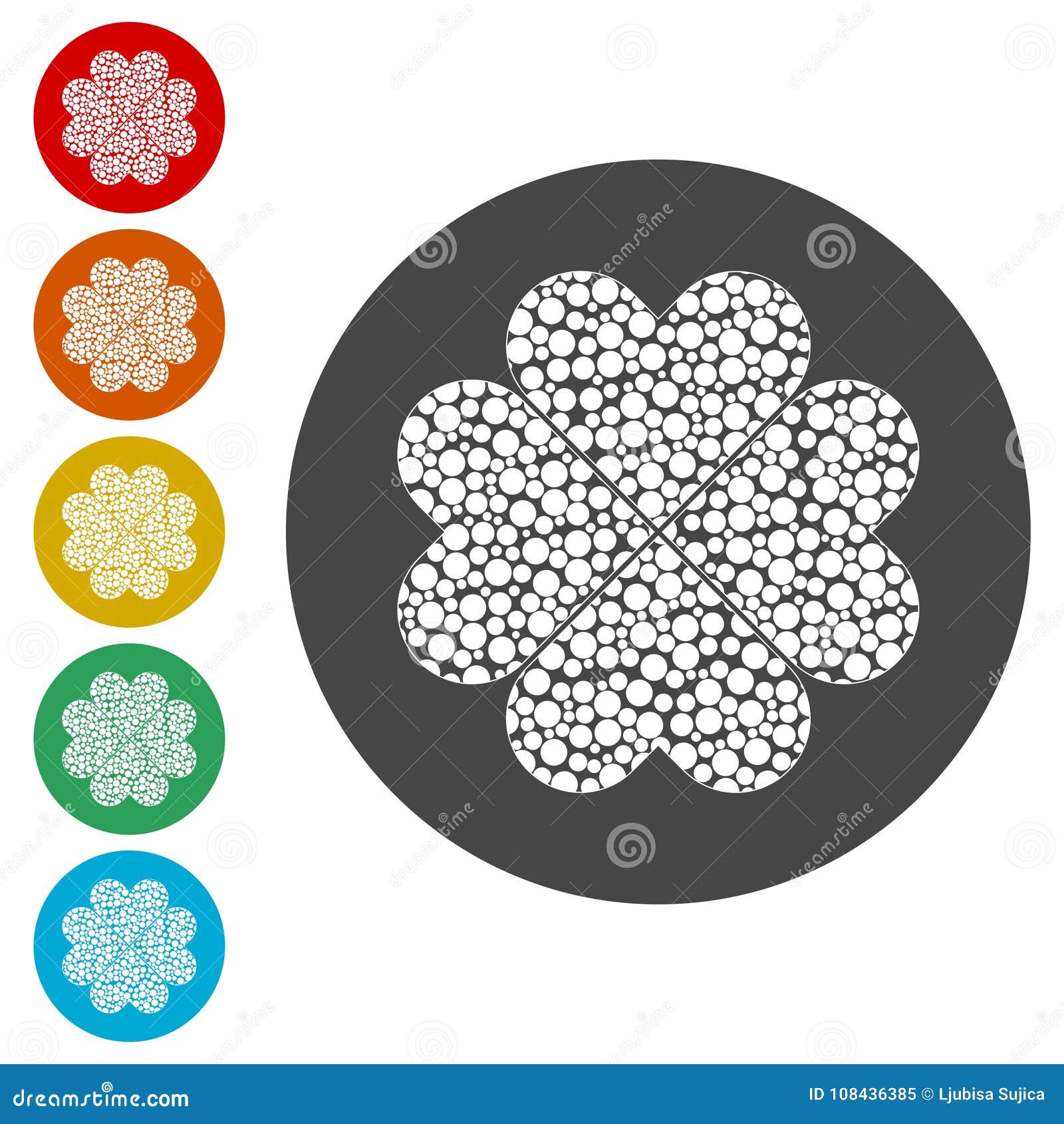 Simple Icon Clover Leaf, Four Leaf Clover Illustration Royalty-Free ...