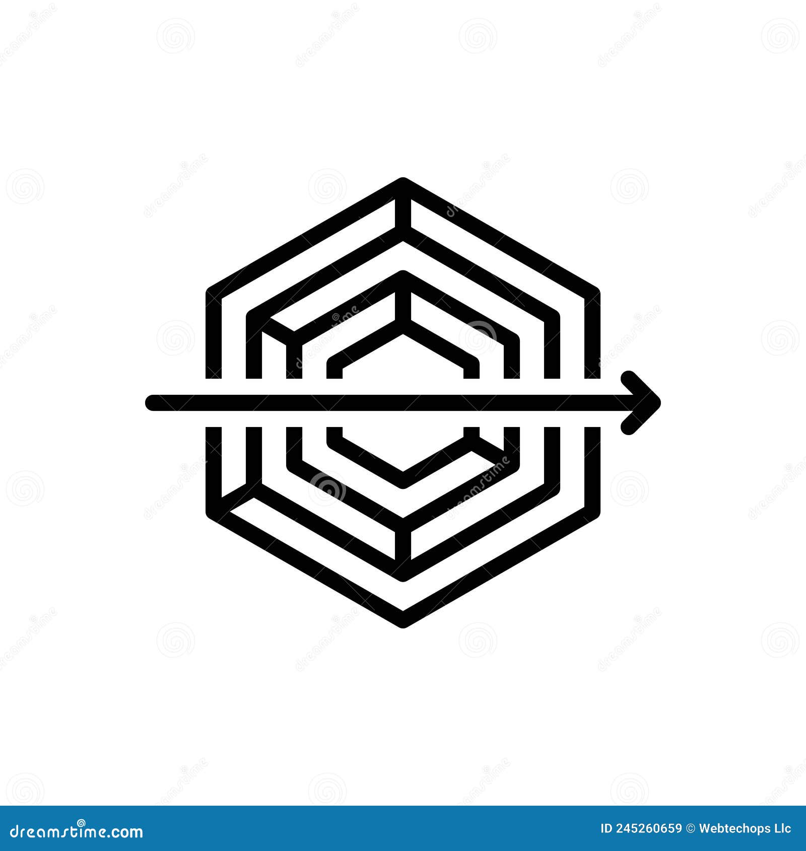 Black Effortless Border Cartoon Vector | CartoonDealer.com #17300419