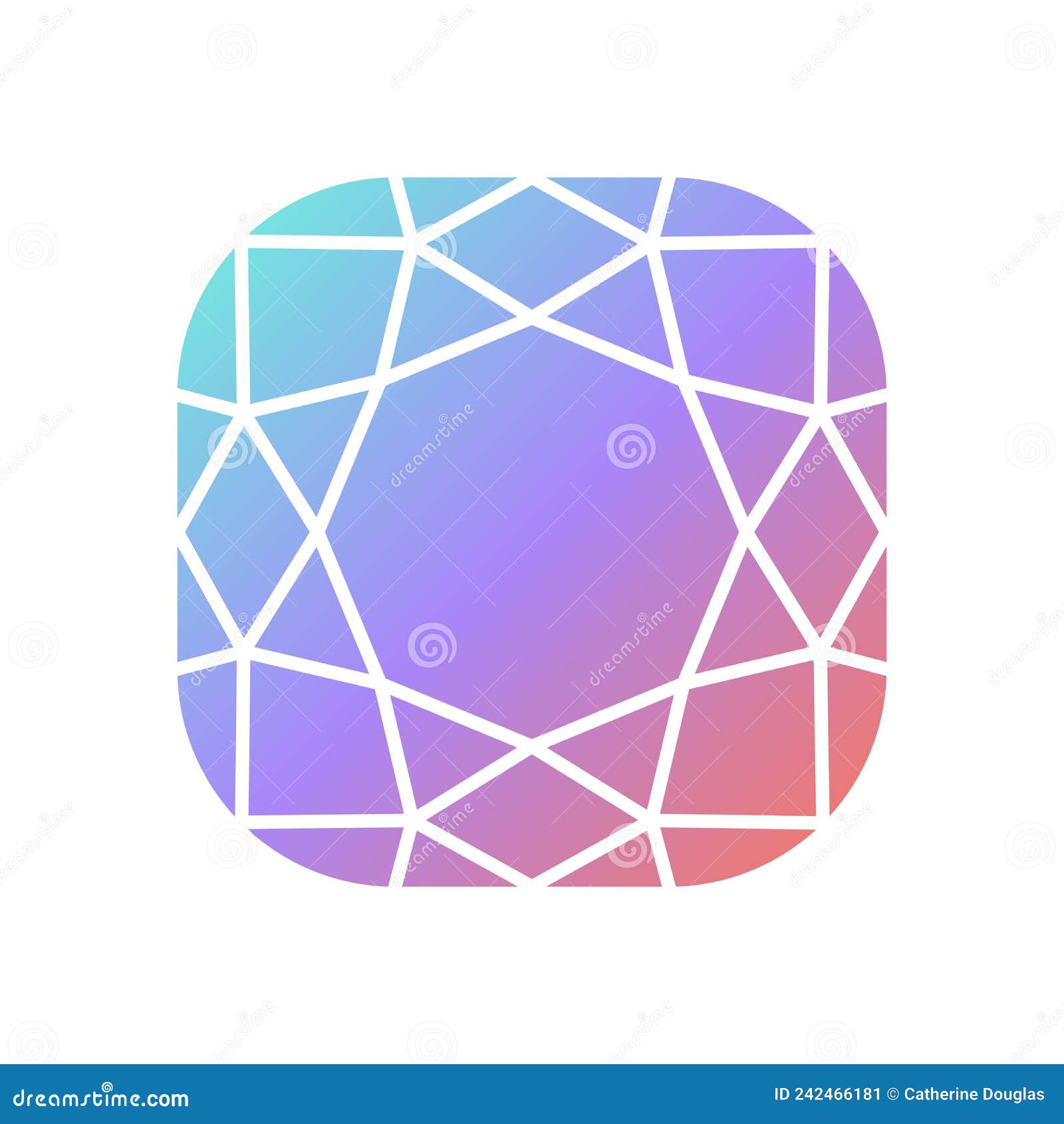 Simple Icon Gem Element for Your Design Stock Vector - Illustration of ...