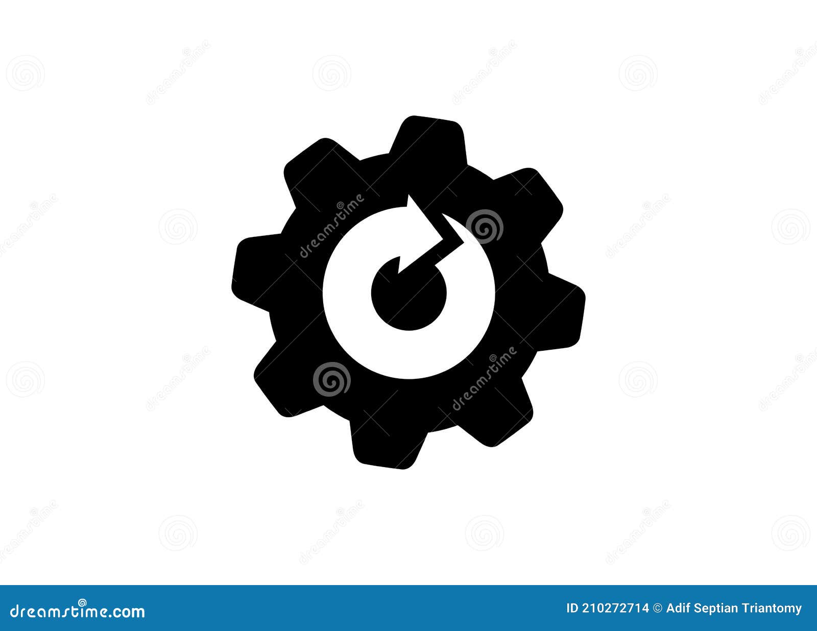 Continuous Development. Simple Icon in Black and White. Stock Vector ...