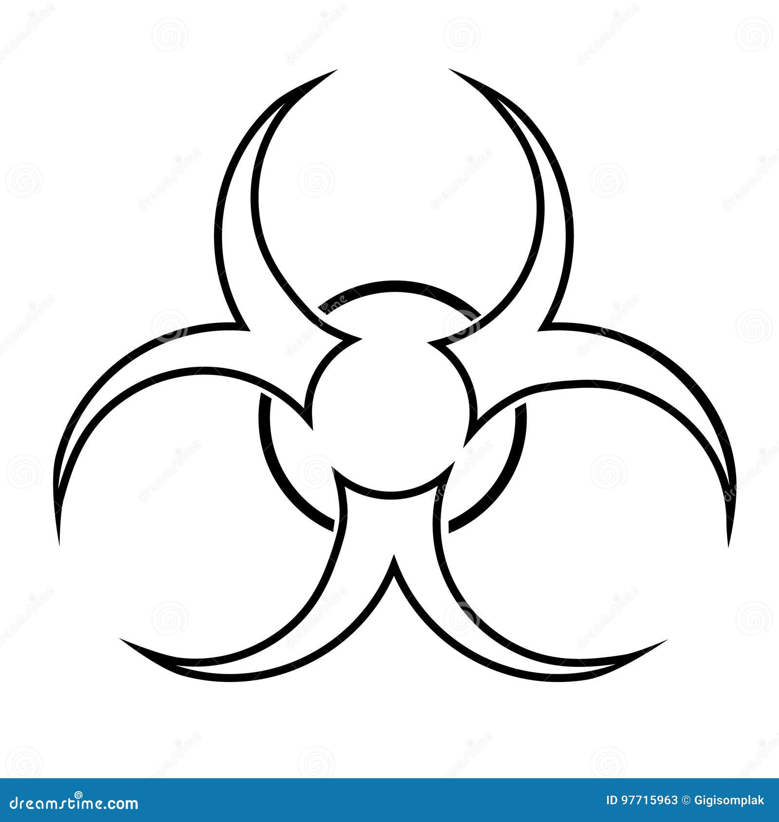 Radio Active Hazard Symbol Sign, At Transparent Effect Background ...