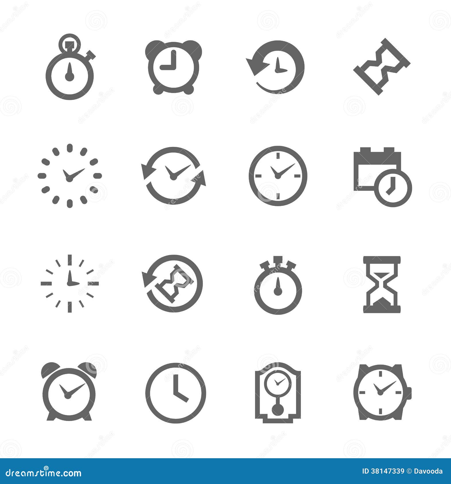 Calendar Time, Signature And Cogwheel Timer Icons Set. 360 Degree Sign ...