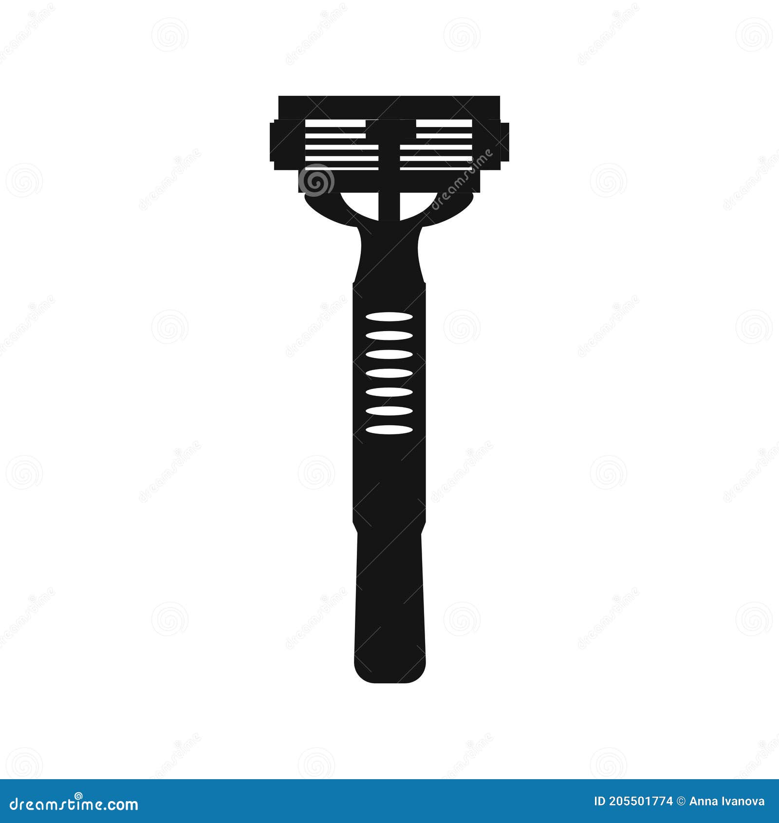 Simple Shaver Icon Vector Illustration Stock Illustration ...