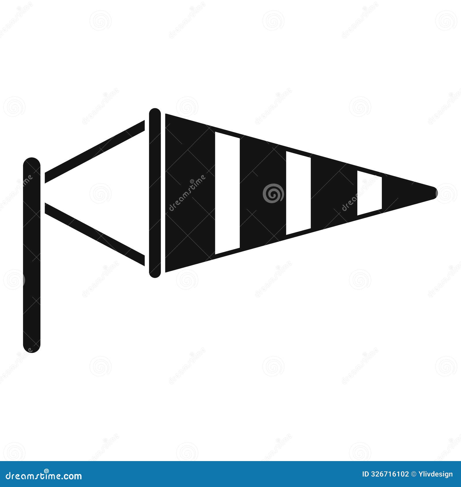 Windsock Showing Wind Direction And Speed With Arrow Sign Cartoon ... Windsock Showing Wind Direction And Speed With Arrow Sign Cartoon ...
