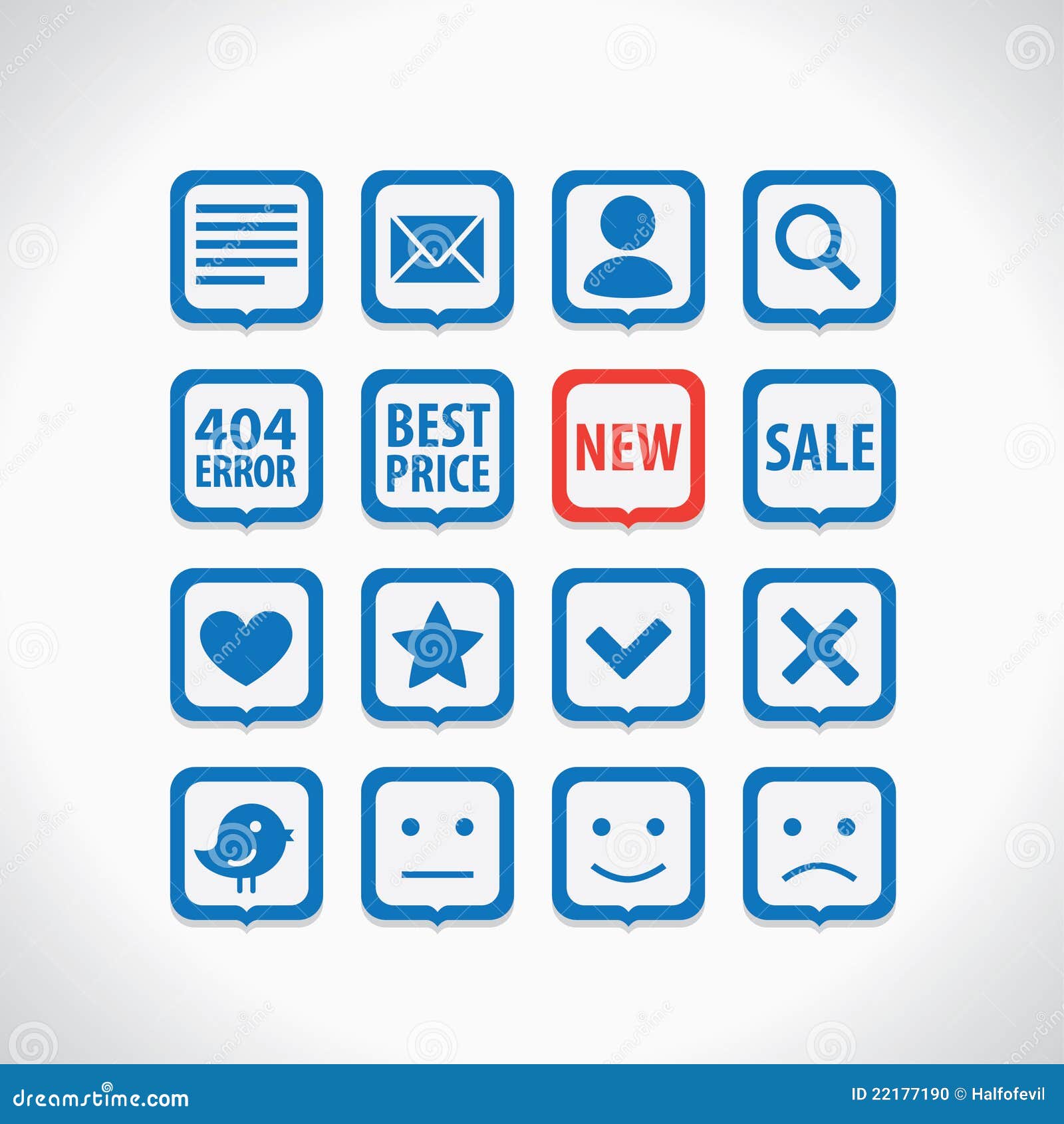 Simple icons set stock illustration. Illustration of desktop - 22177190